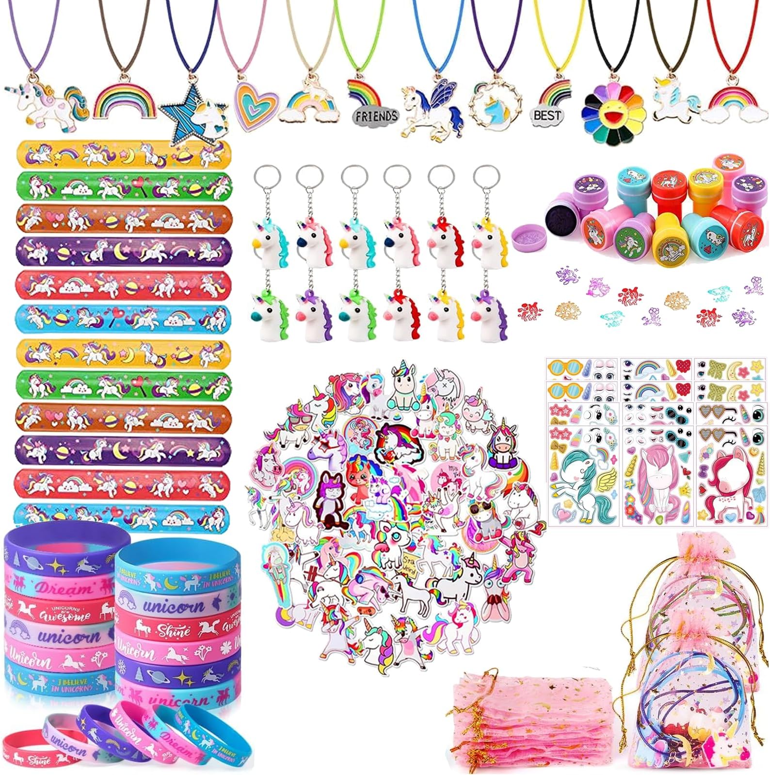 Beauenty 200Pcs Party Favors for Kids, Carnival Prizes, Pinata Filler ...