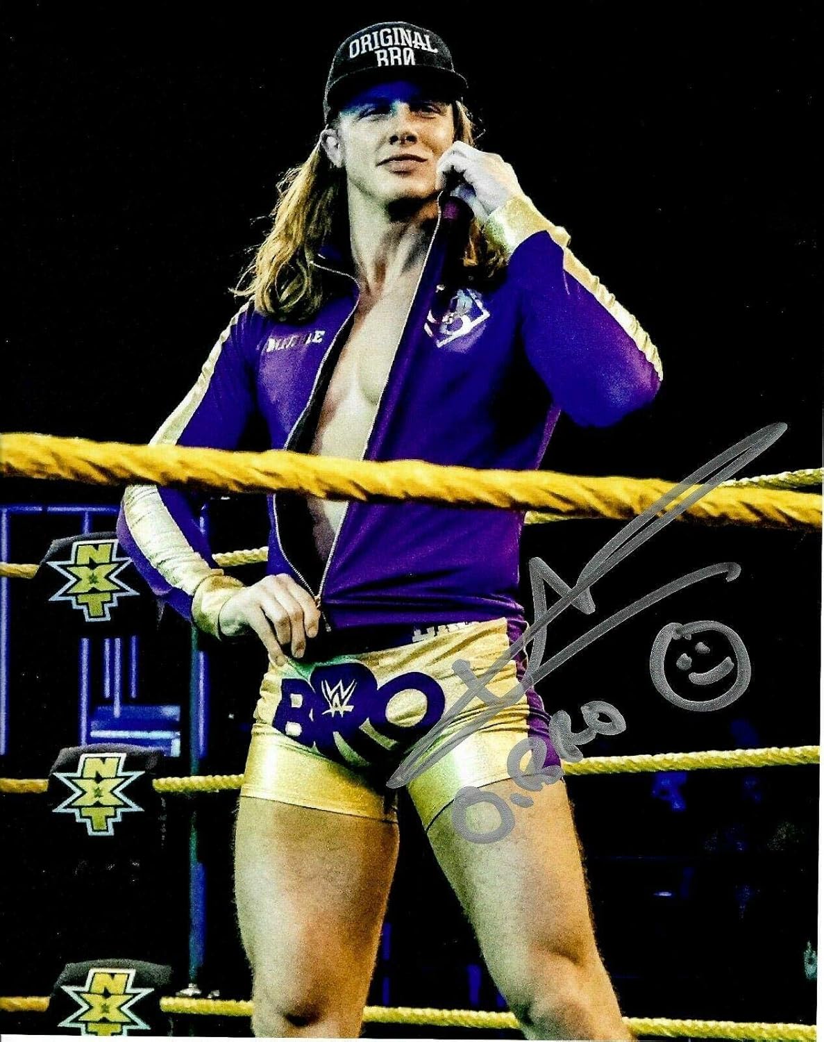 Matt Riddle Signed WWE NXT In Ring Entrance 8x10 Photo Original Bro UFC ...