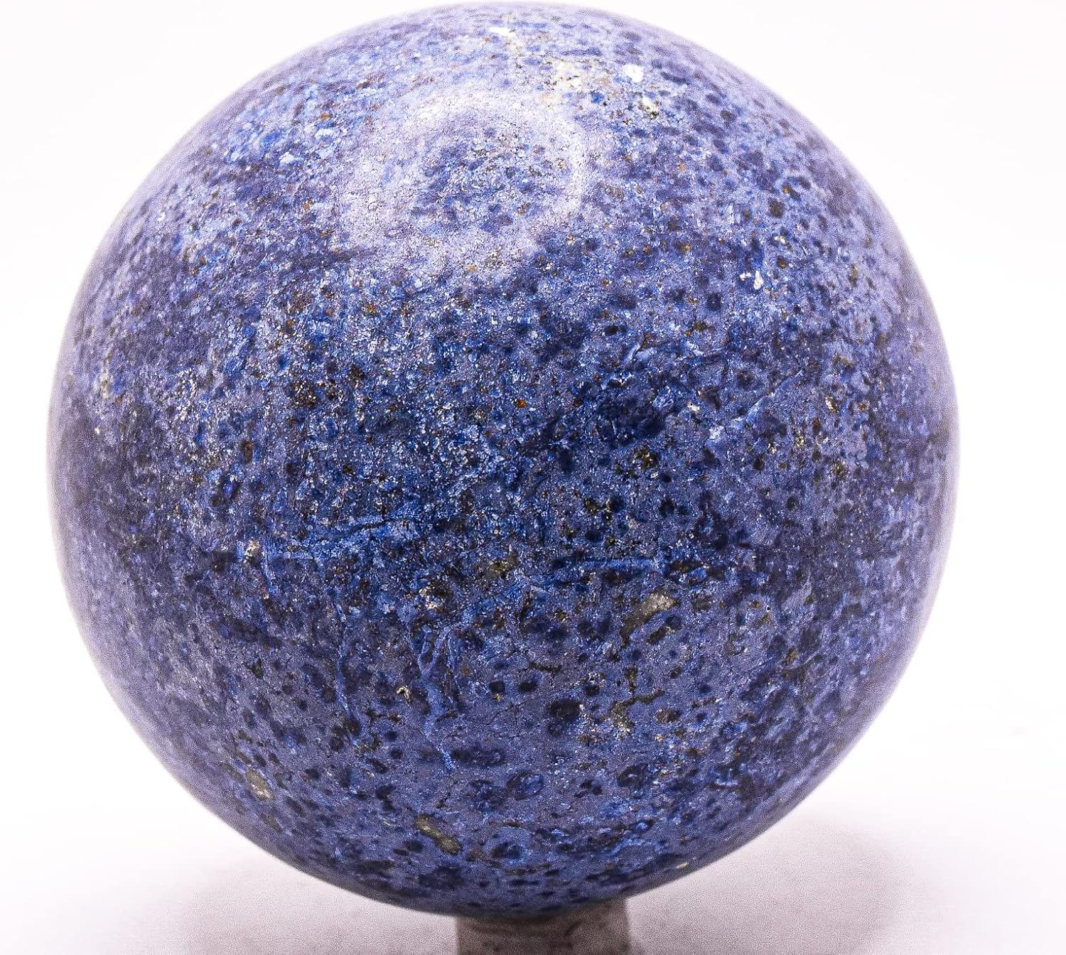 Amazon.com: 3.2" 760g Rich Deep Blue Orbicular Orbs Dumortierite Sphere ...