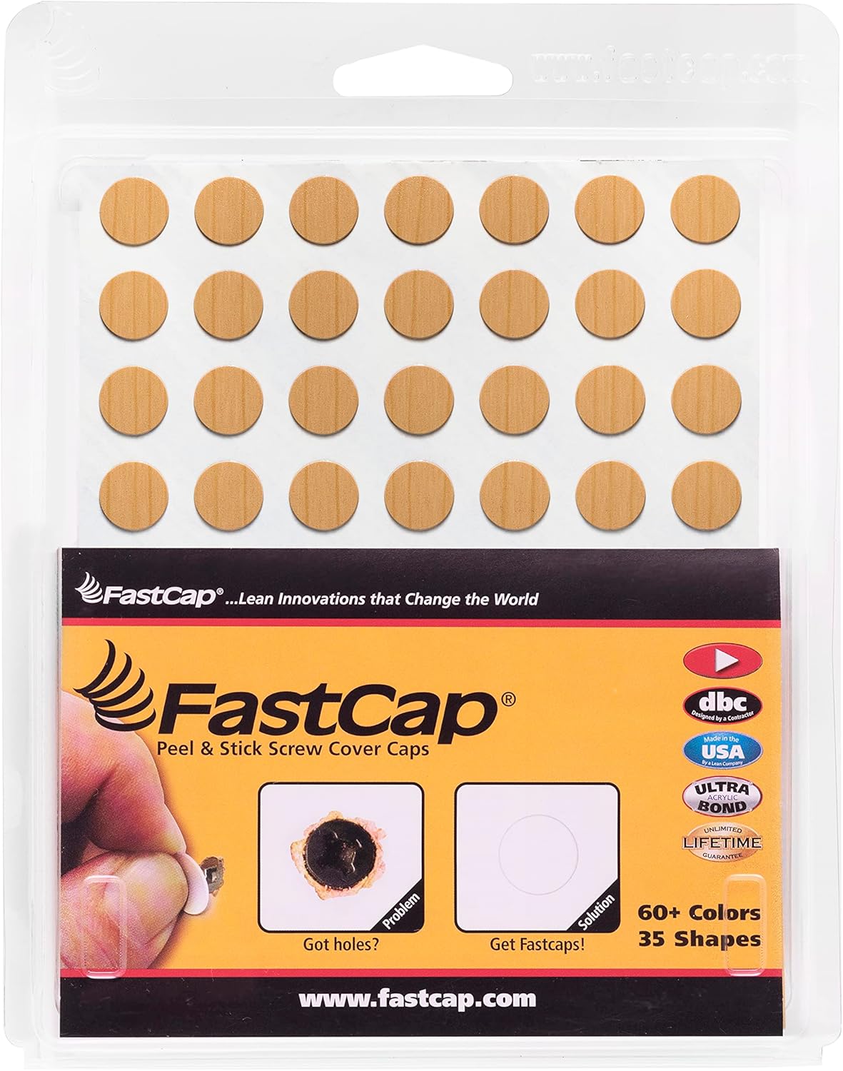 Amazon.com: FastCap - Screw Hole Covers, 1/2" (13mm) Stickers ...