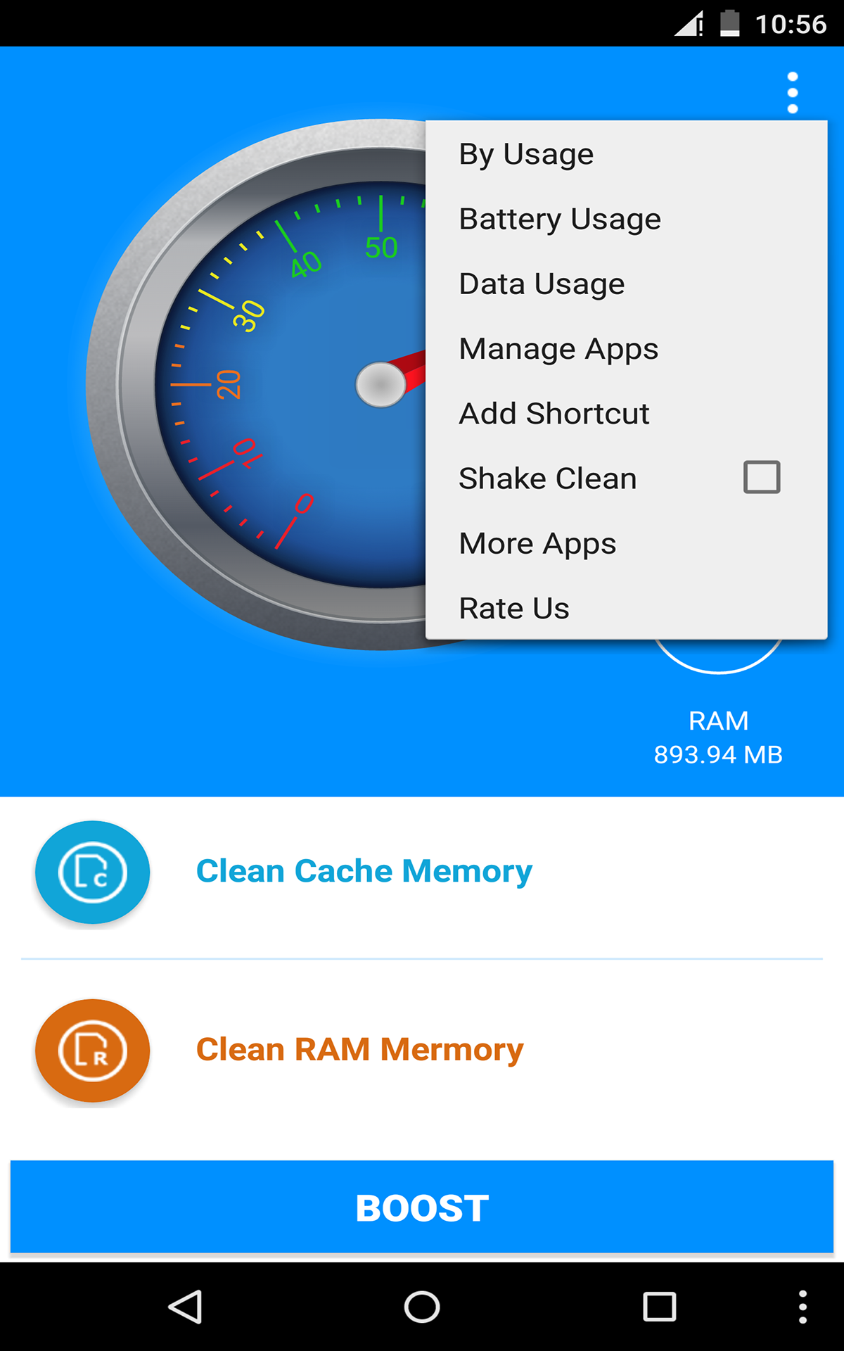 Aplicación iCleaner en Amazon Appstore