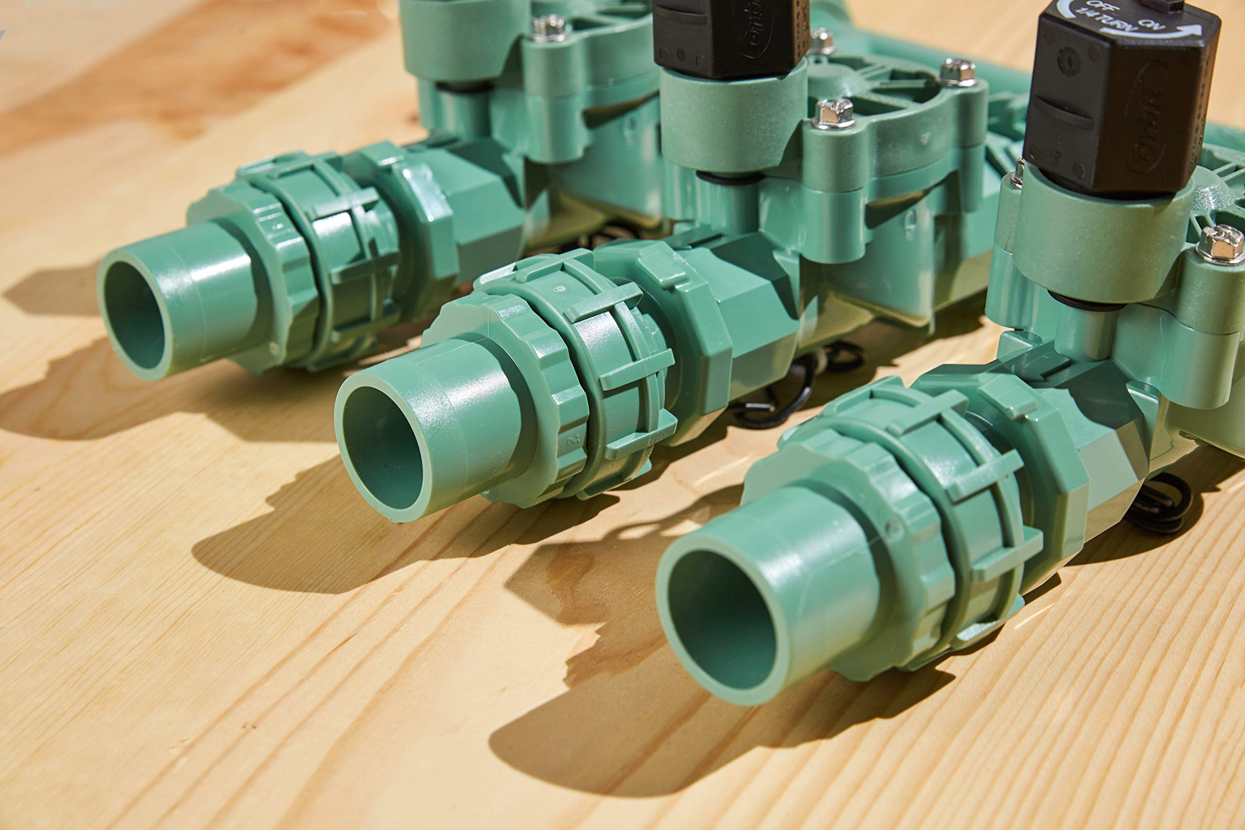 Poly Pipe Adapters Orbit 3-Valve Irrigation Manifold System With - 20 ...