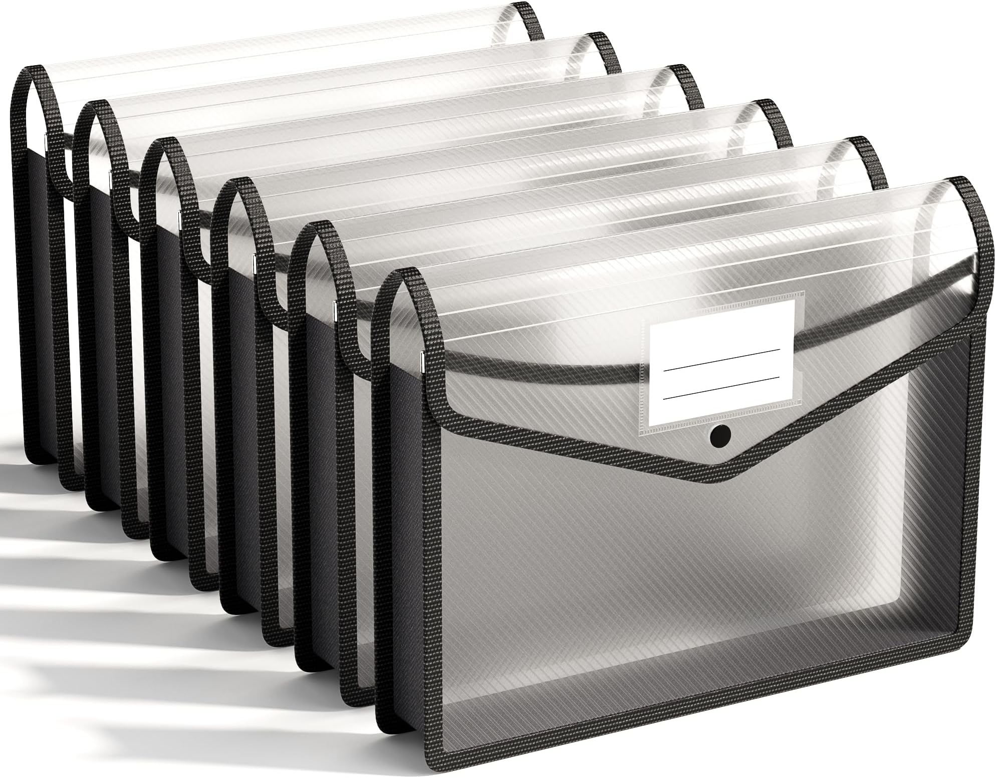 Amazon.com : ABC life 6 Pack Plastic Expanding File Folder, Folders for ...