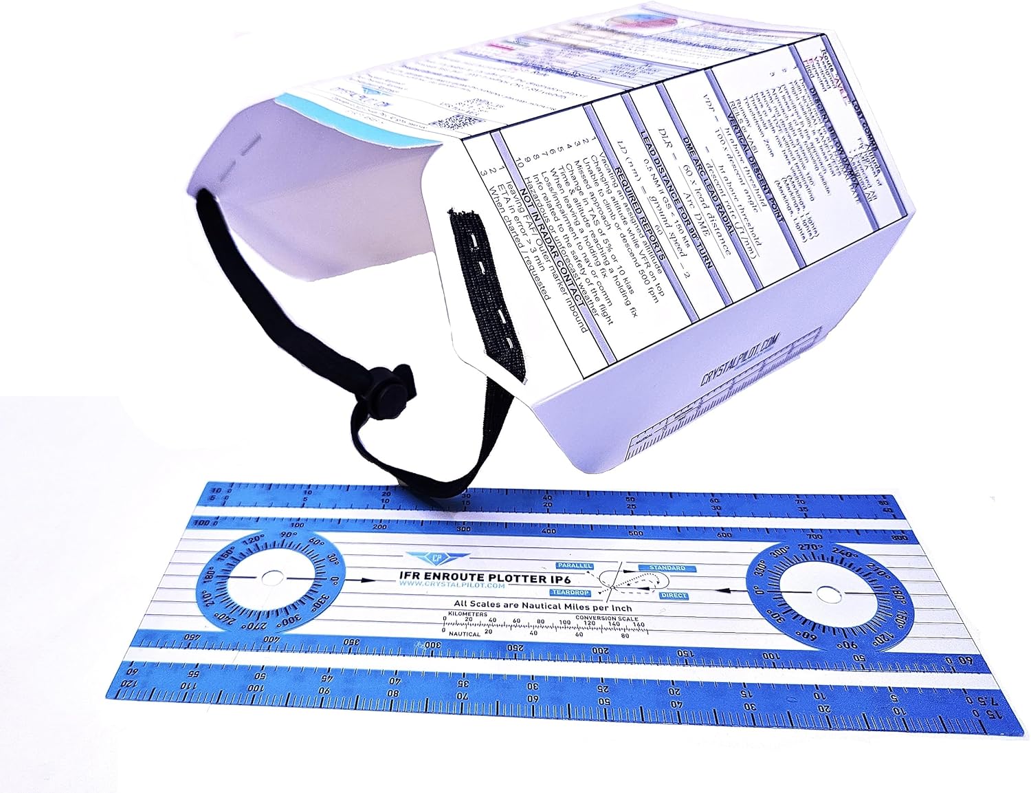 Amazon.com: Crystal Pilot IFR Hood/View Limiting Device with IFR Cheat ...