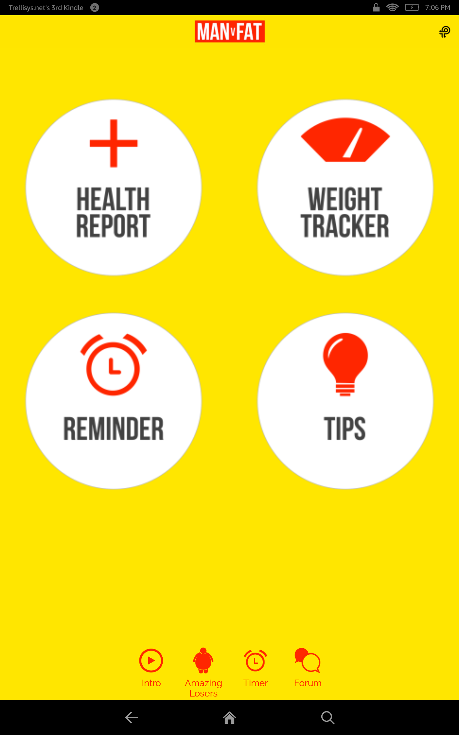 MAN v FAT : The Weight Loss Tracker - App on Amazon Appstore