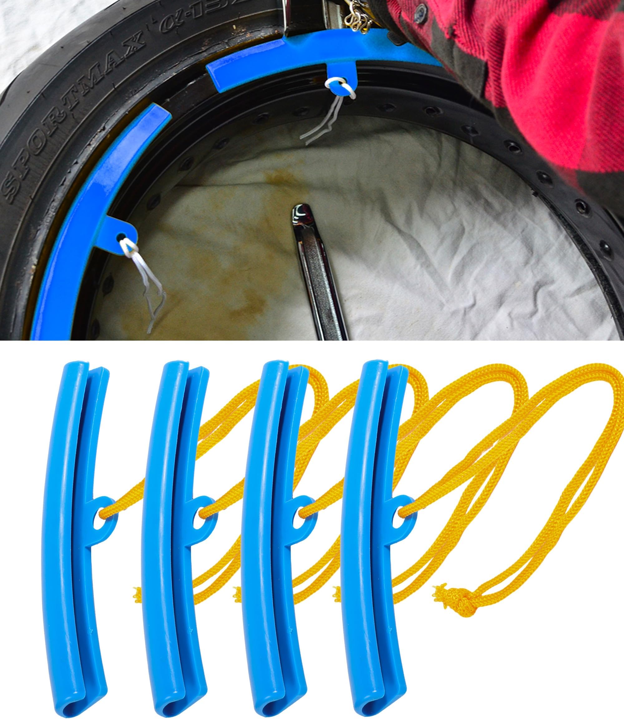 Amazon.com: RACOONA 4Pcs Car Tire Rim Protectors,Car Tire Changing Rim ...