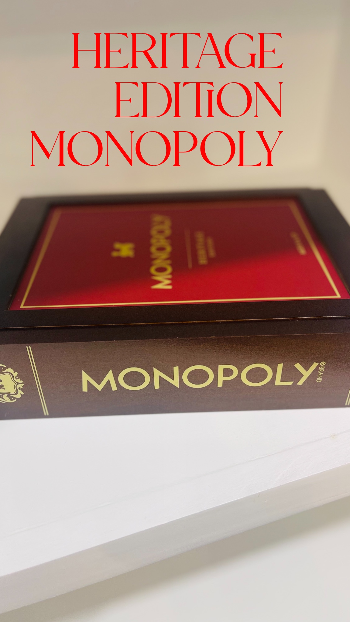 Watch Heritage edition Monopoly this game is fun and box is pretty on ...