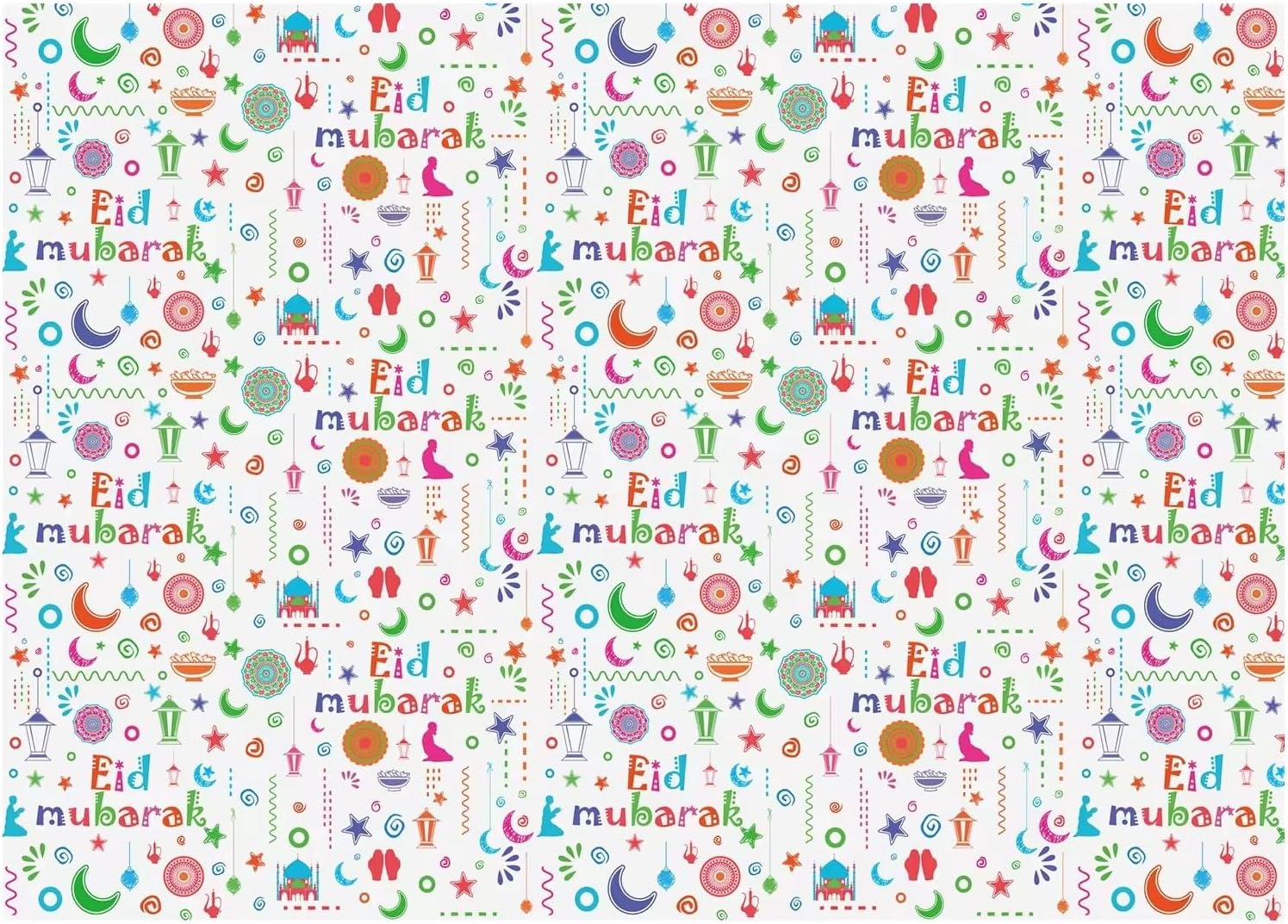 Generic FAM 4Pcs Ramadan EID Gift Wrapping Paper - EID Ramadan Wrapping ...