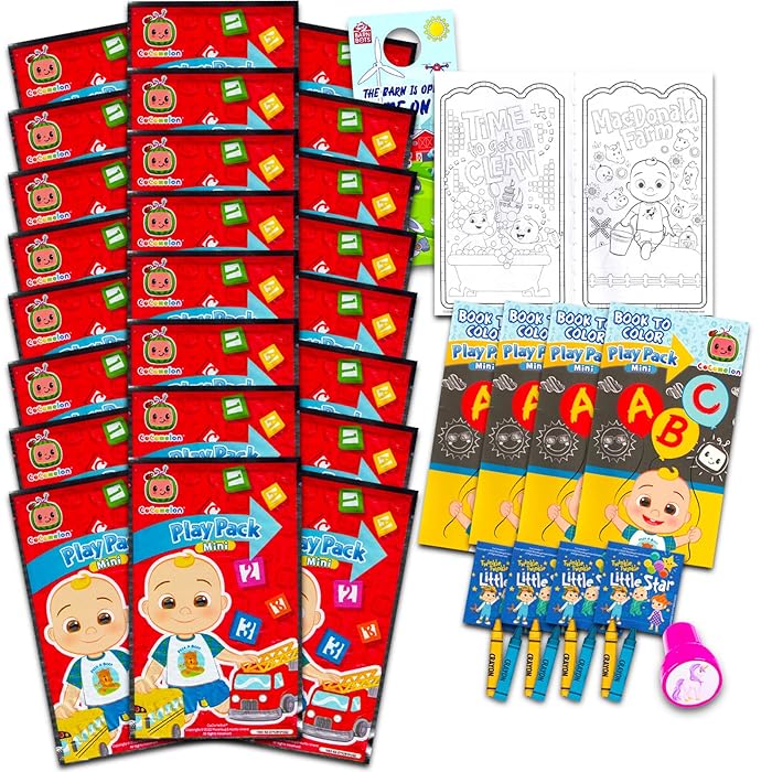 Buy Cocomelon Mini Party Favors Set for Kids - Bundle with 24 Mini ...