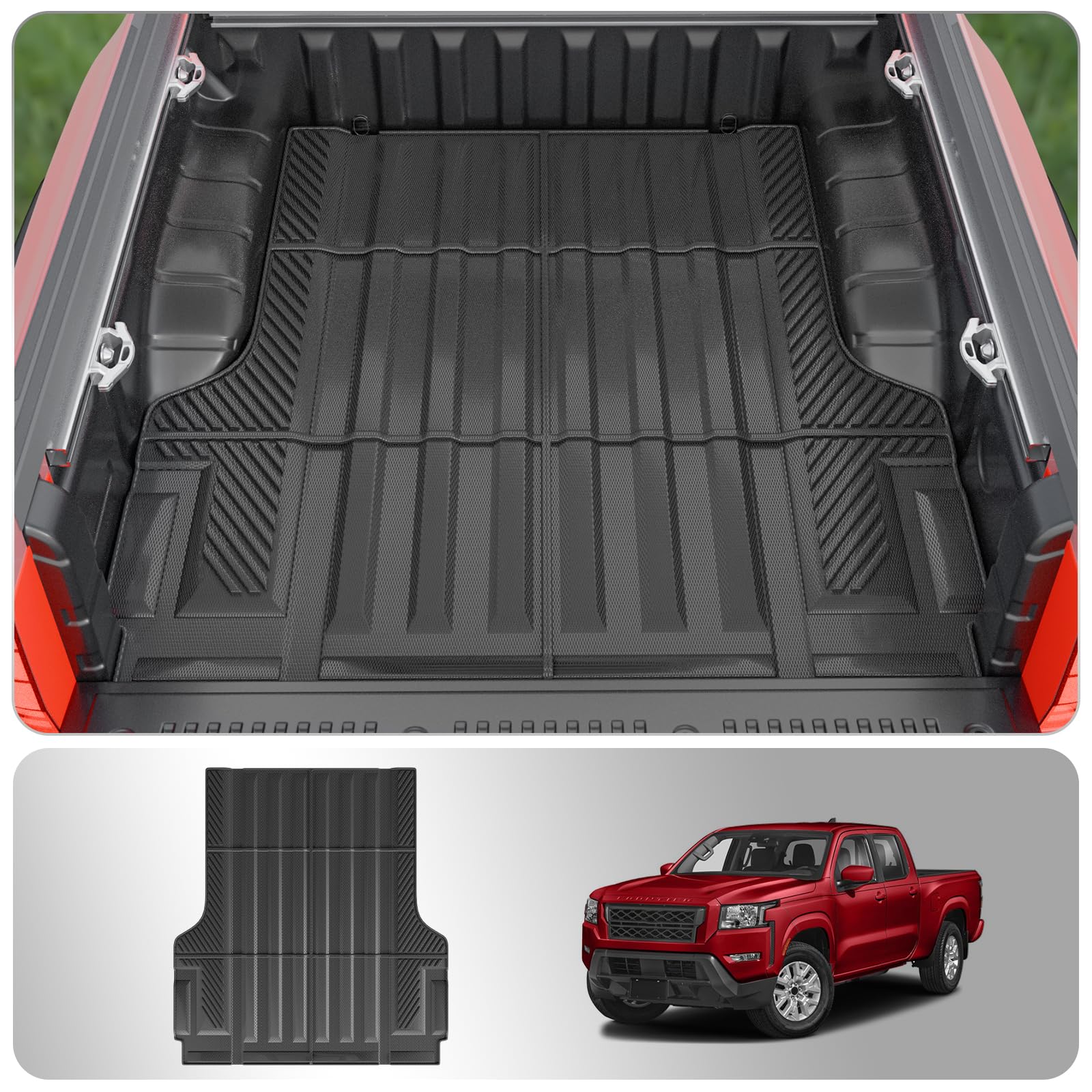 Amazon.com: Thinzyou Truck Bed Mat Compatible with 2022 2023 2024 2025 ...