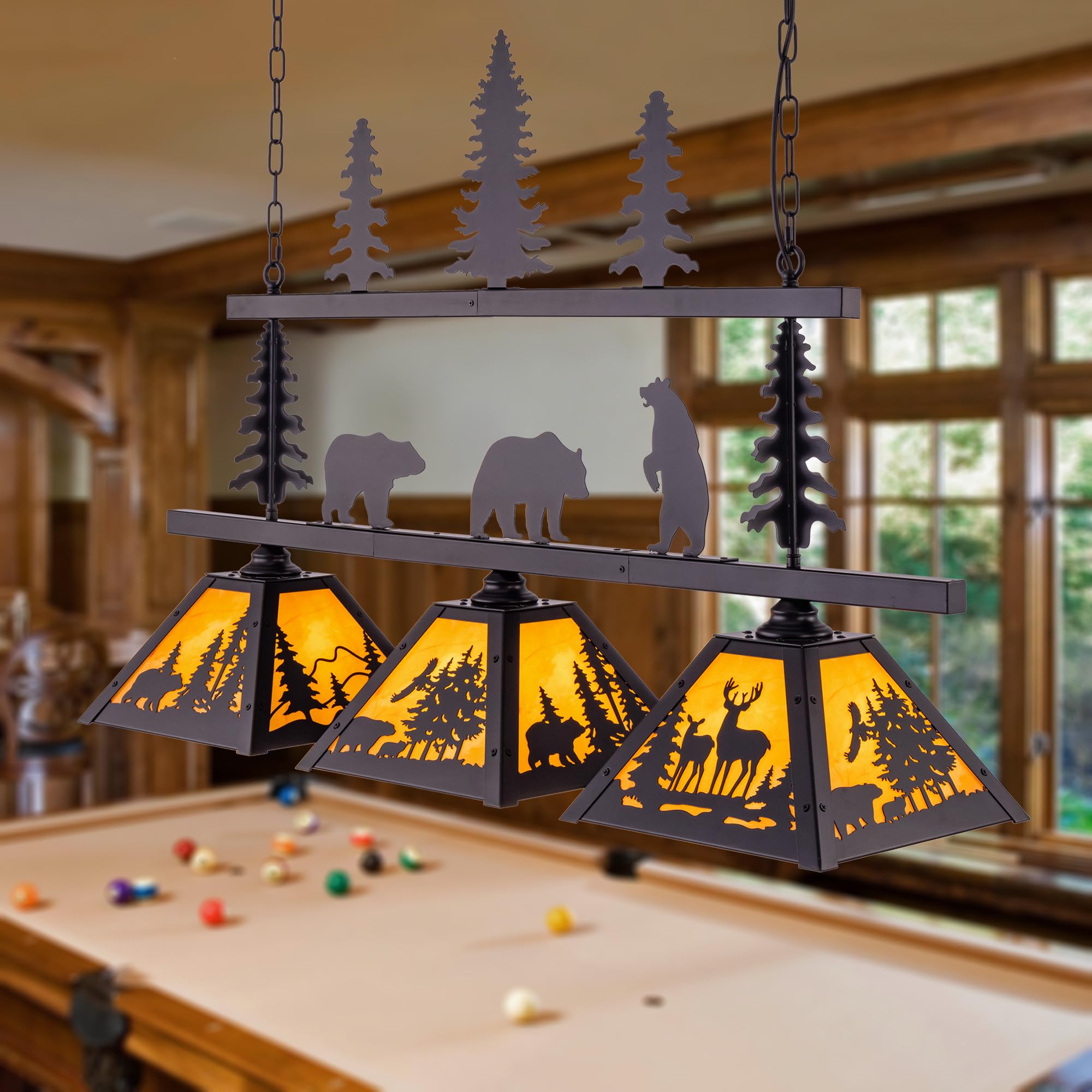 Western Billiard Lights