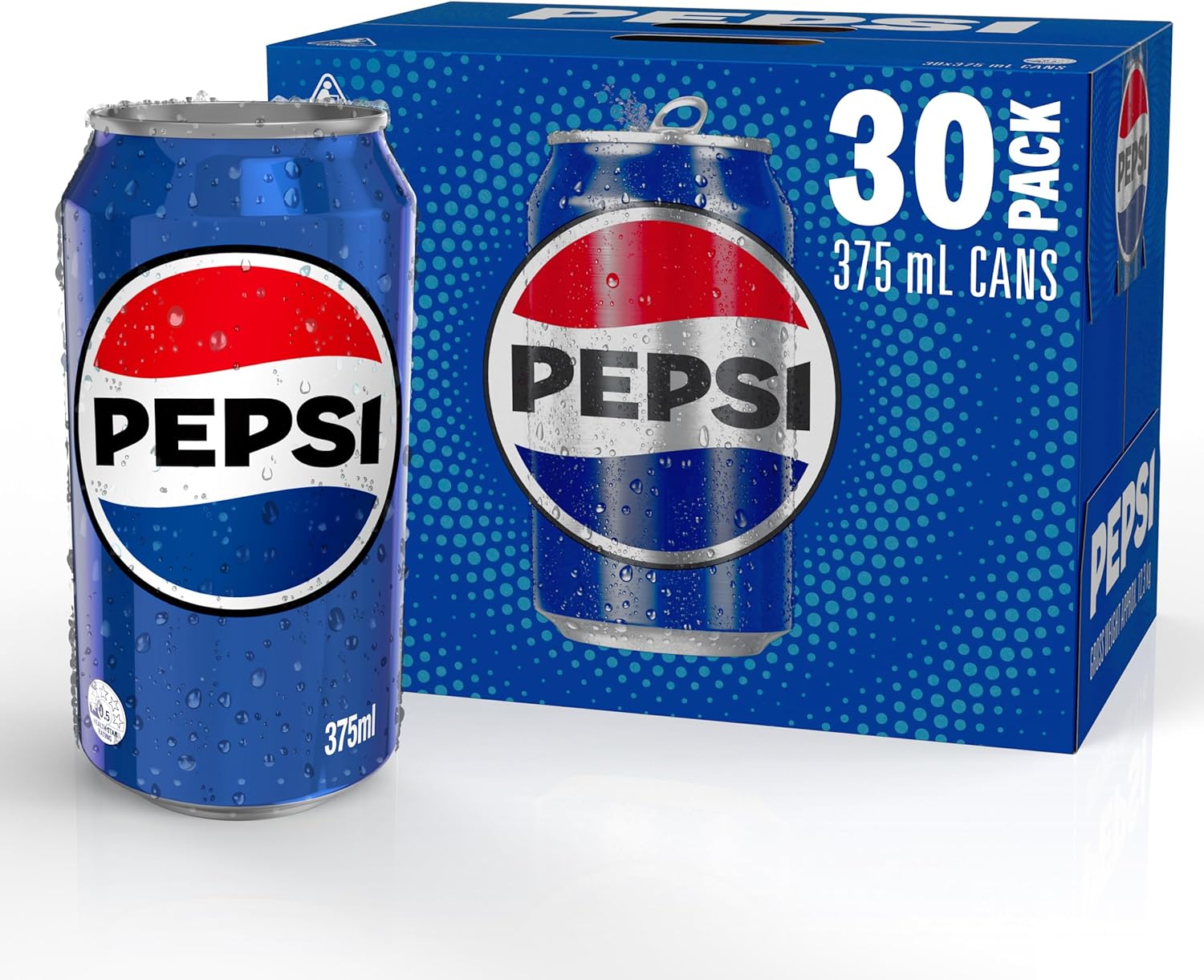 Pepsi Regular Soft Drink, 30 x 375ml : Amazon.com.au: Pantry Food & Drinks