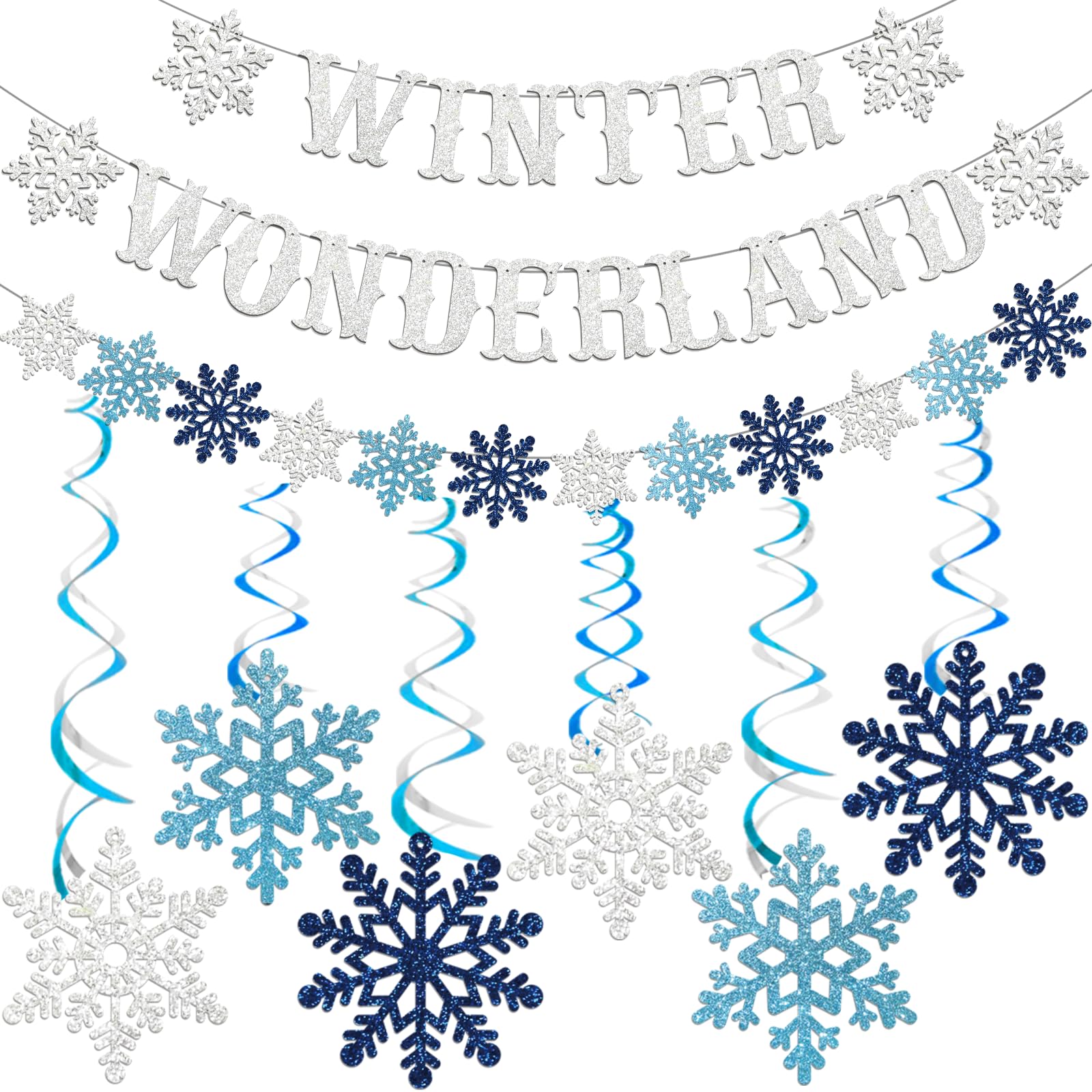 Amazon.com: Wnter Wonderland Banner Wnter Wonderland Party Decorations ...