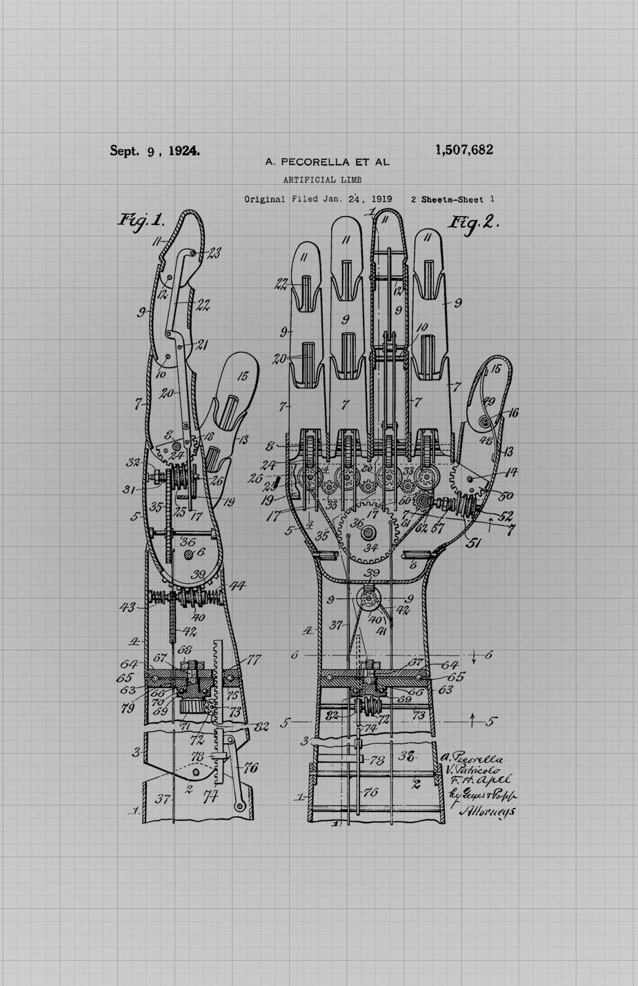 Framable Patent Art the Original Ready to Frame Décor Terminator ...