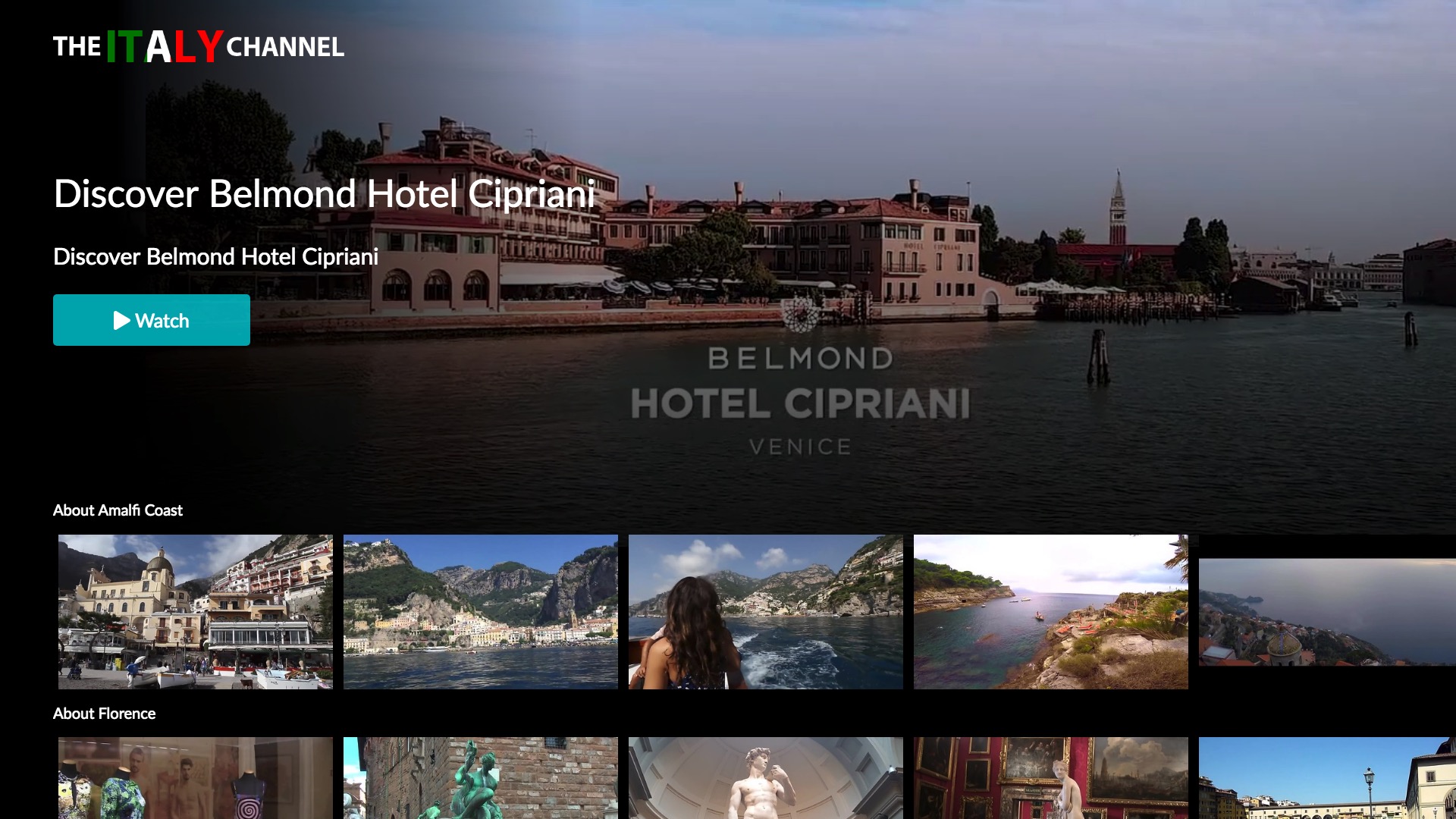 The Italy Channel - App on the Amazon Appstore