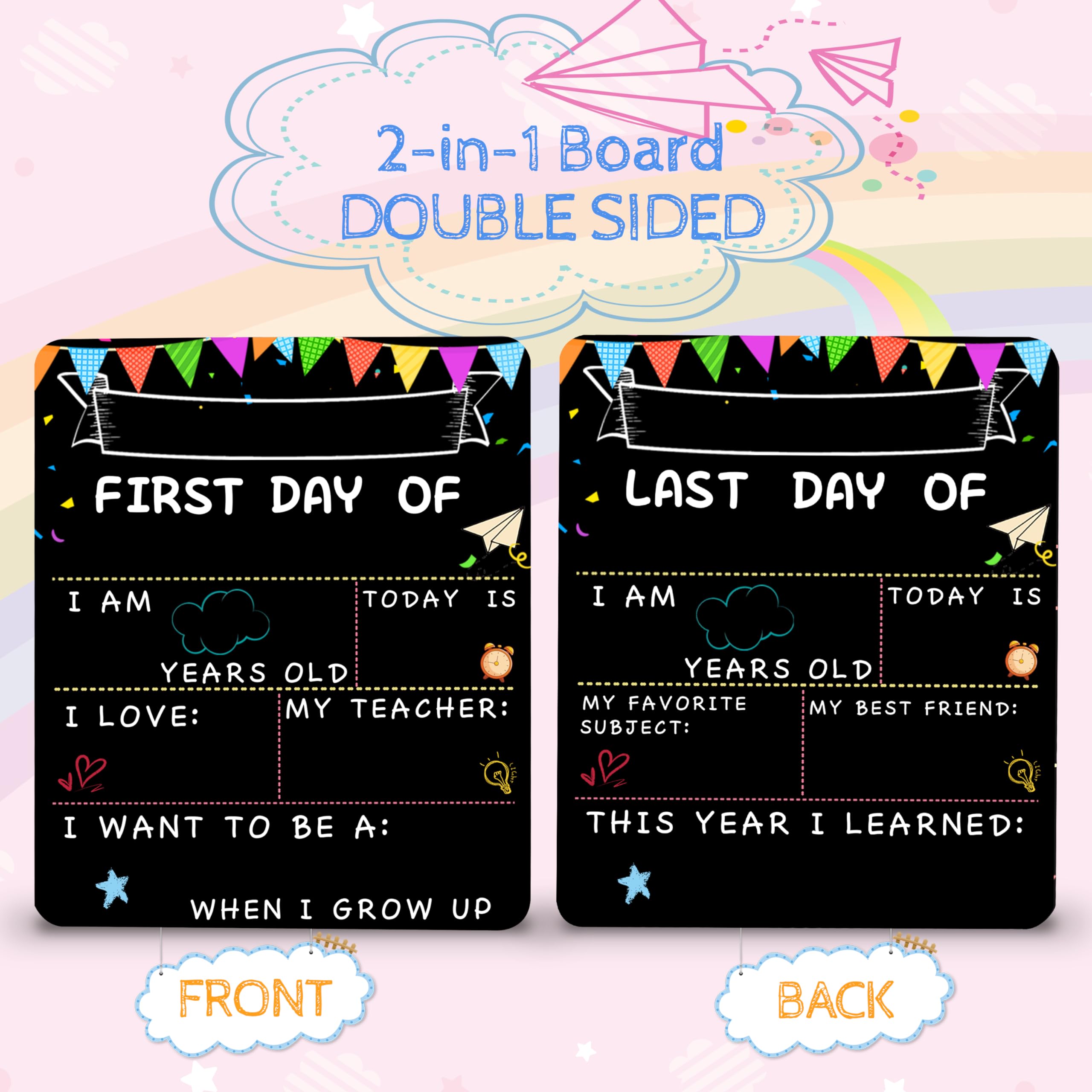 Snapklik.com : First Day Of School Sign - First Day Of School Board ...