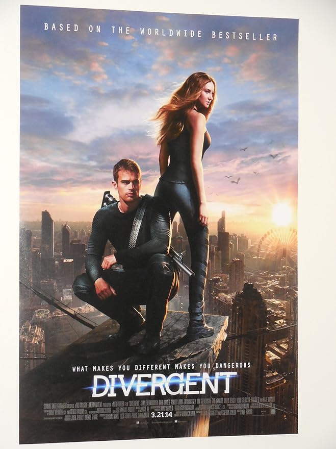 Amazon.com: DIVERGENT - Movie Poster - Flyer - 11 x 17 - KATE WINSLET ...