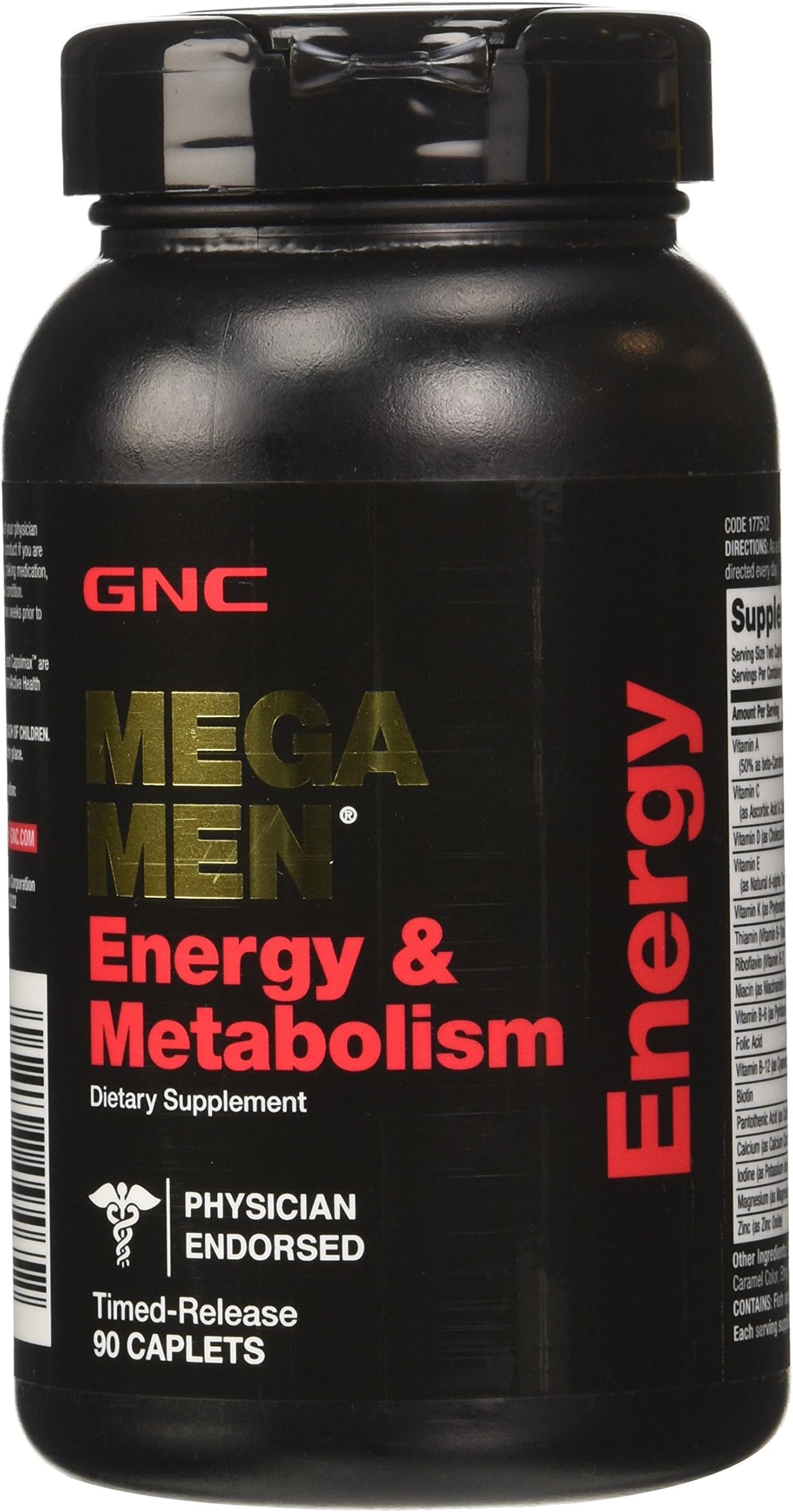 Amazon.com: GNC Mega Men Sport Multivitamin Caplets, Athletic ...