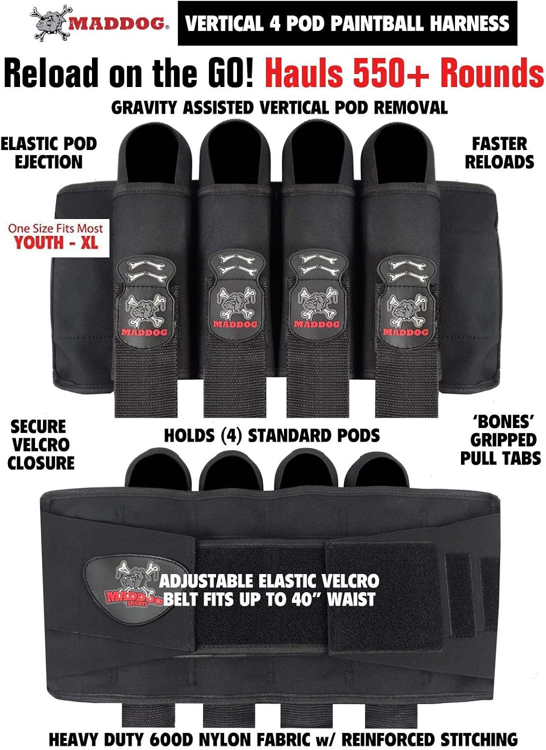 Maddog Empire Mini GS – Marcador completo para pistola de paintball con ...