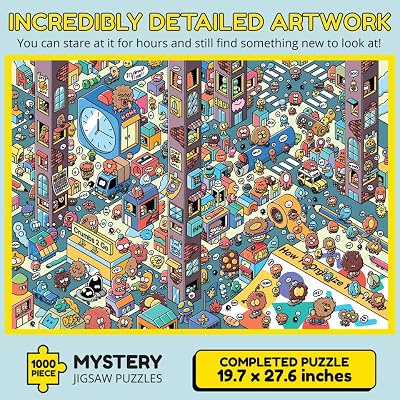Mystery Jigsaw Puzzle - 1000 Piece with Storytelling Philippines | Ubuy
