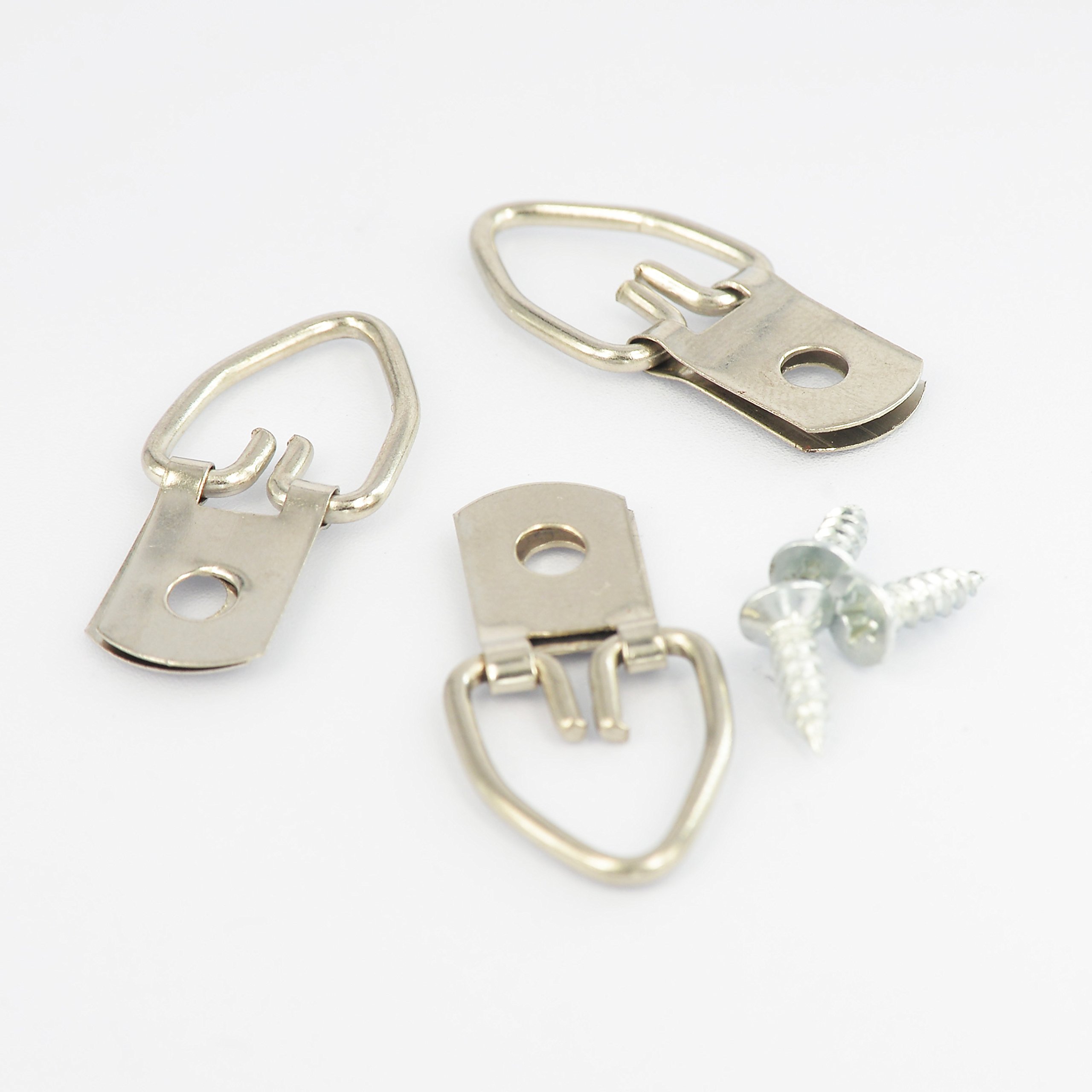 Picture Frame D Ring 100 Double D Rings & Screws For Picture Framing ...
