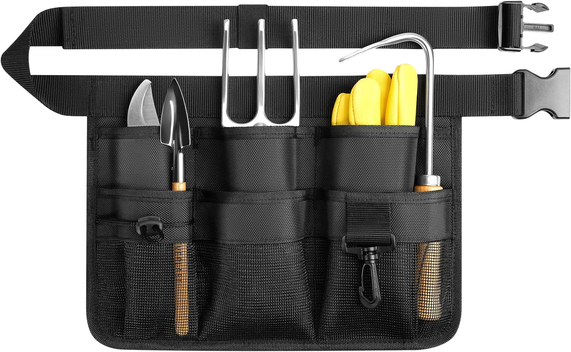 WINHUNT Garden Apron for Women, Adjustable Tool Belt with 8 Pockets ...