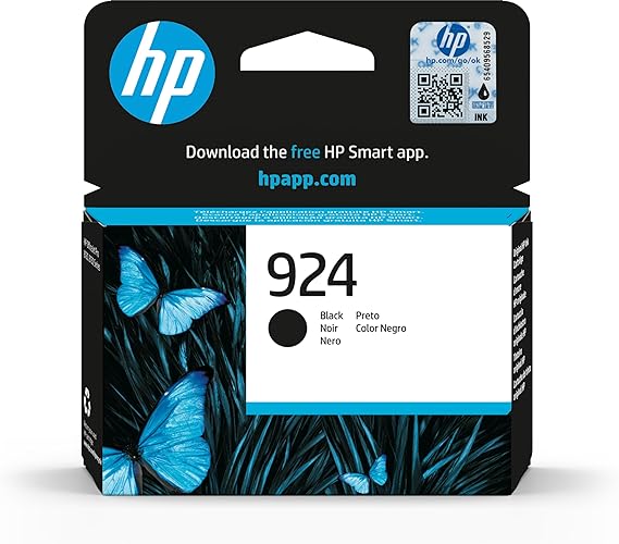 HP 924 Black Original Ink Cartridge,Packaging may vary : Amazon.co.uk ...