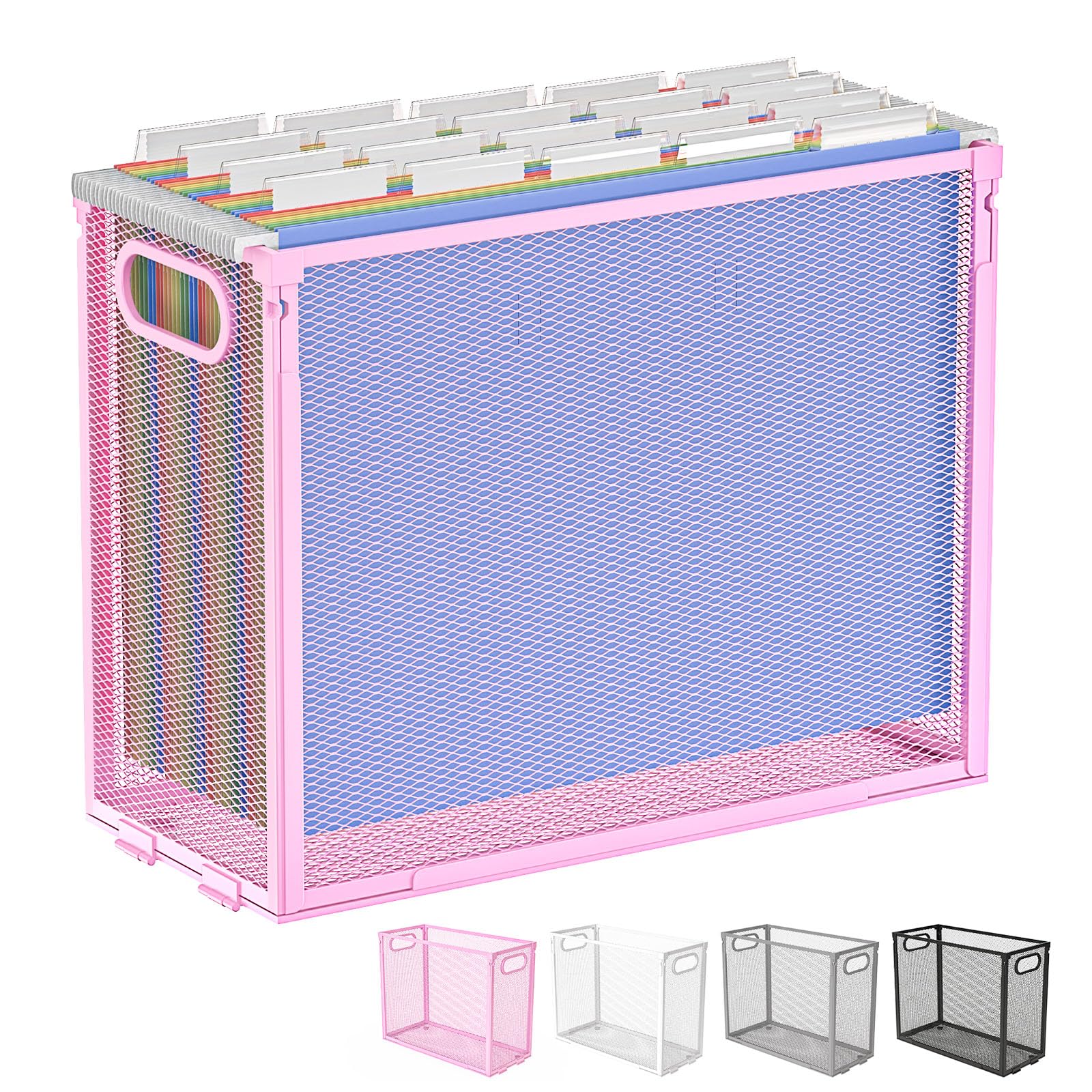 Snapklik.com : Oterri Hanging File Organizer, Metal File Organizer ...
