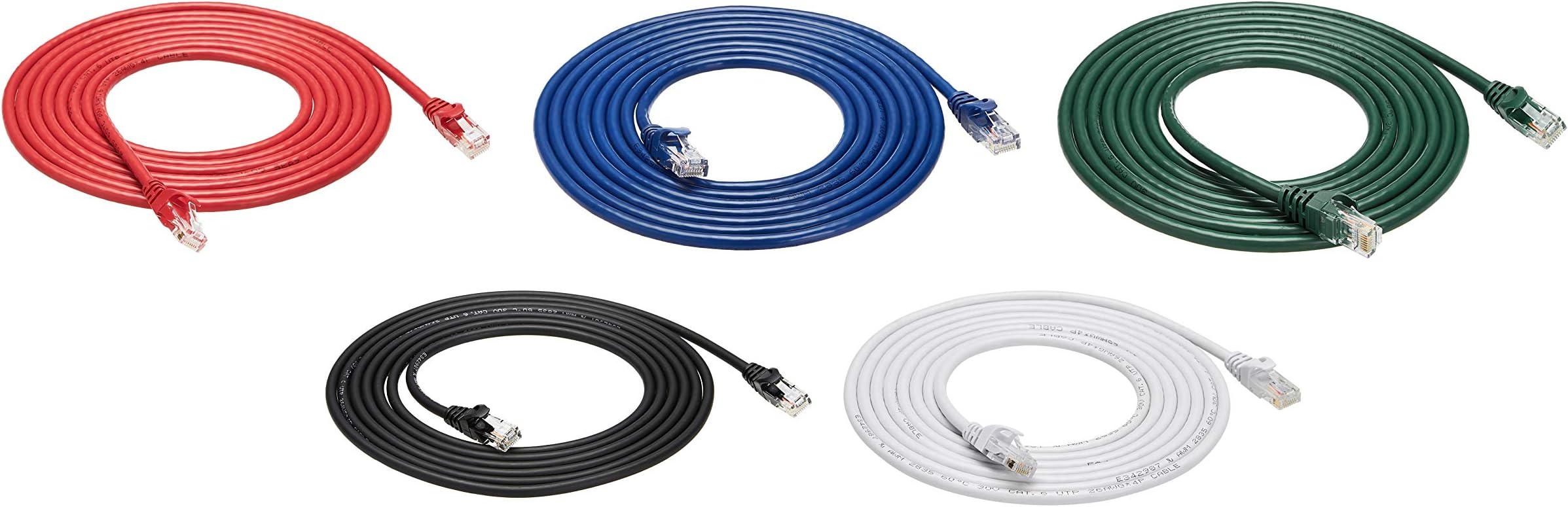 Amazon.com: Amazon Basics Braided RJ45 Cat-7 Gigabit Ethernet Patch ...