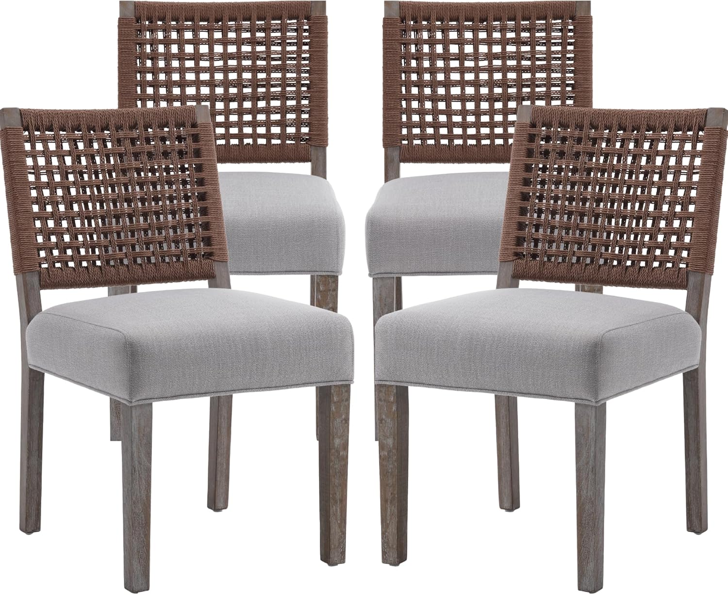 Amazon.com - chairus upholstered Dining Chairs Set of 4, Farmhouse ...