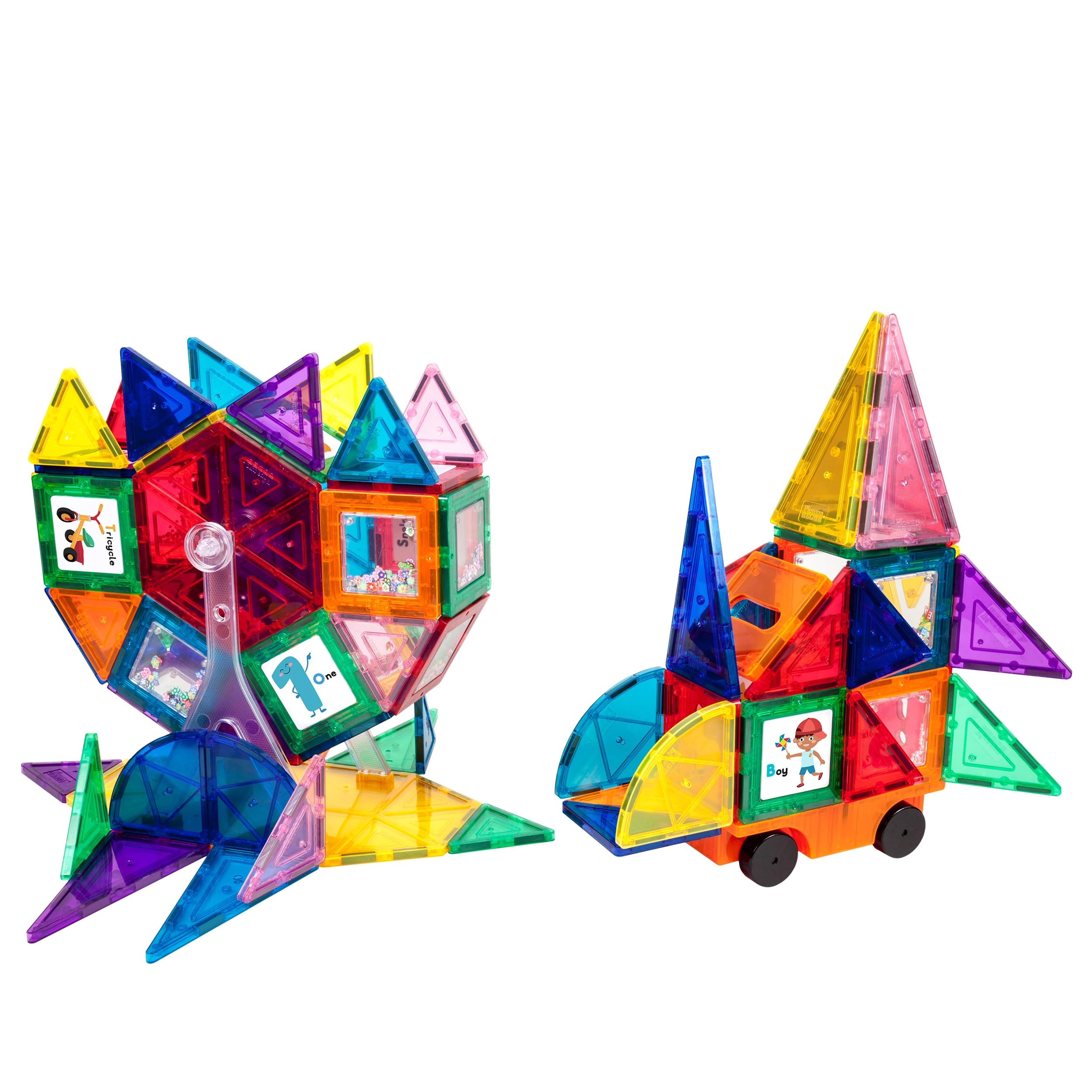 Snapklik.com : PicassoTiles 120pc Master Builder Magnetic Building ...