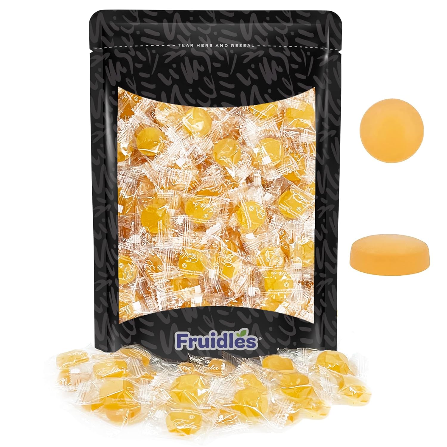 Amazon.com : Sugar-Free Premium Hard Candy Suckers, Mini Fruit Button ...