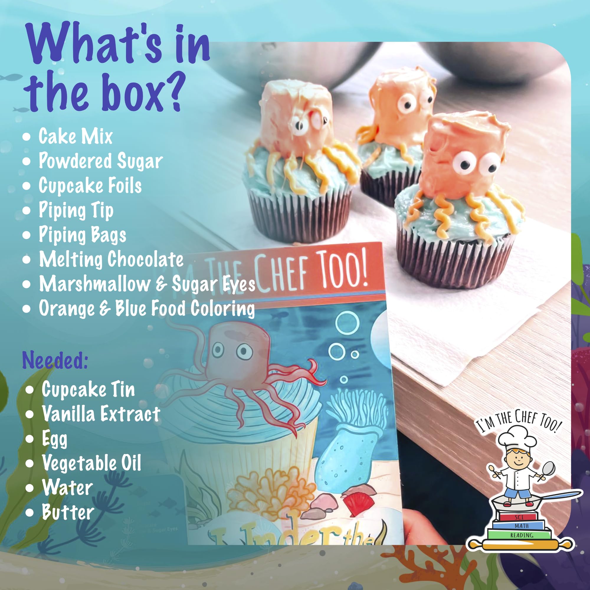 Snapklik.com : Im The Chef Too Kids Baking Kit For Kids, Under The Sea ...