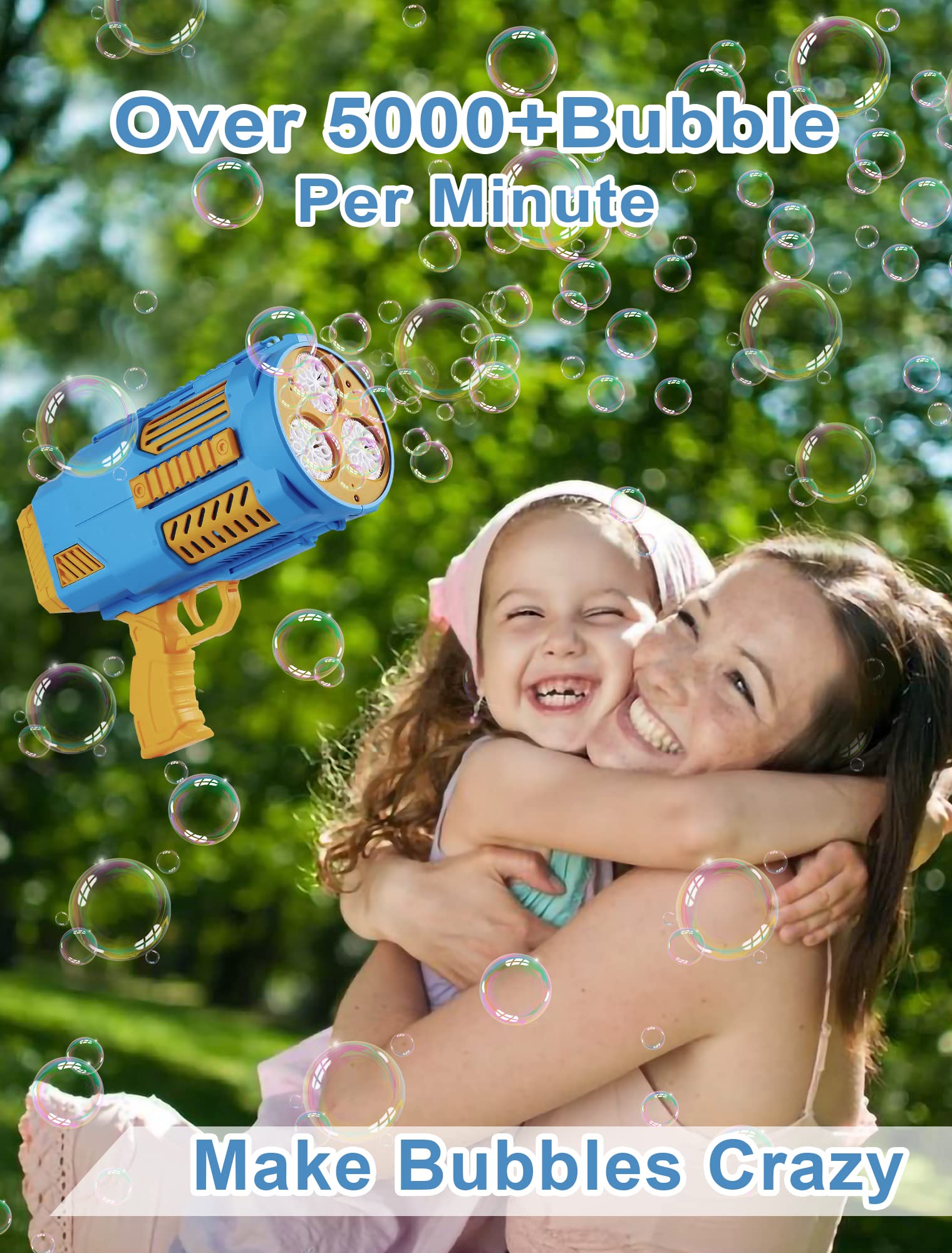 Snapklik.com : Upgraded Bubble Machine Gun, Built-in Solution ...