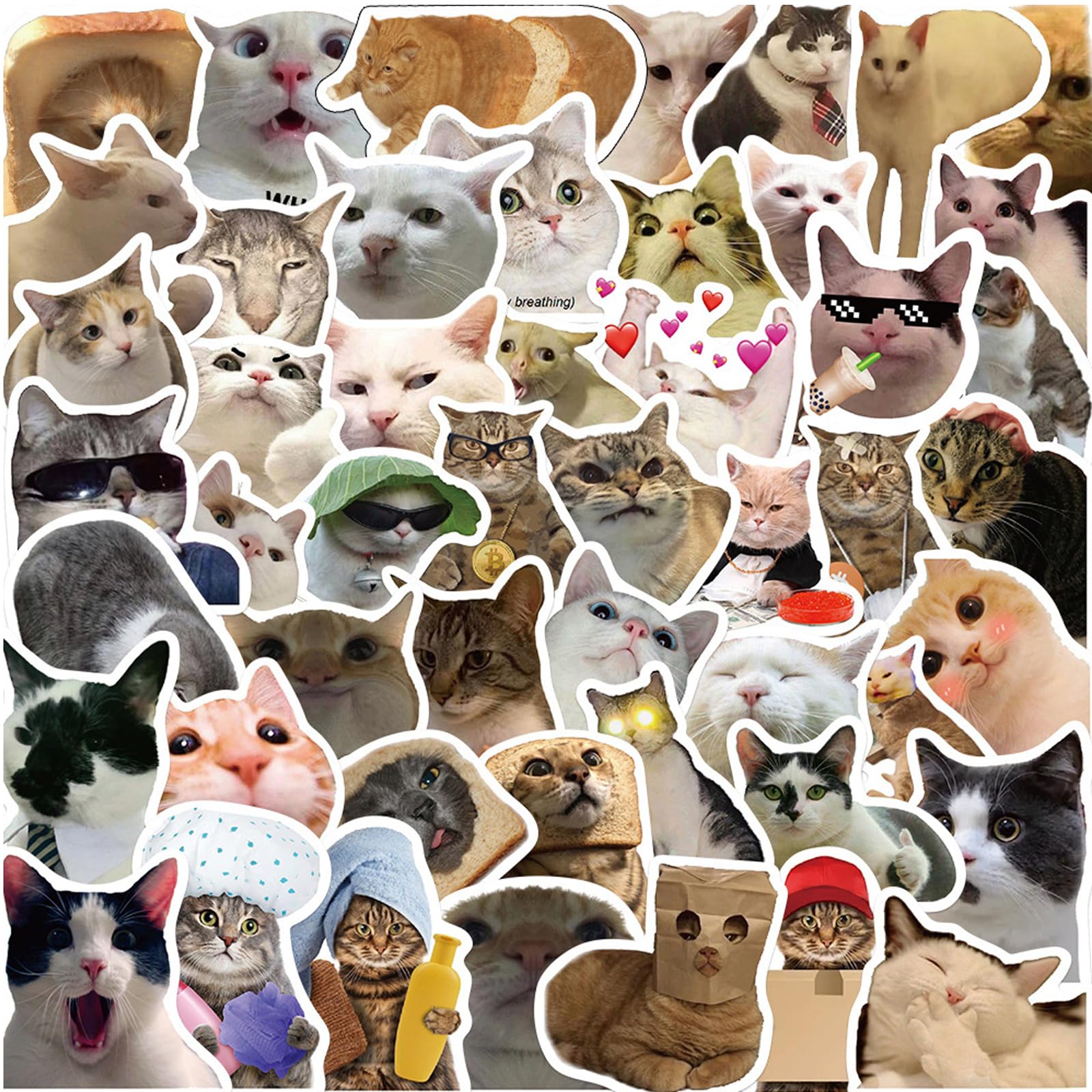 Süße Sachen 100 Stück Hund Sticker Set, Lustiges Hund Aufkleber ...