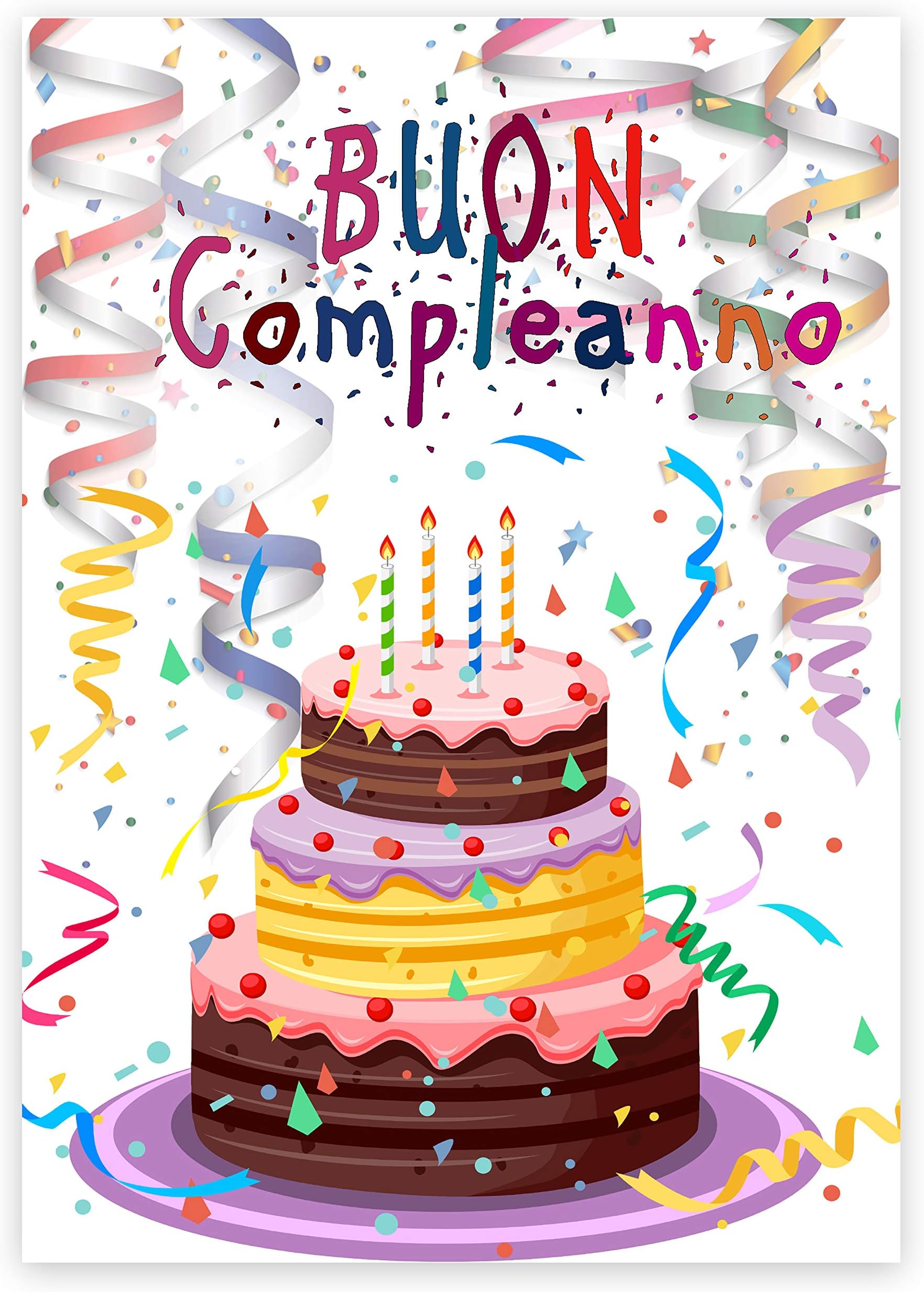 HappyFunnyCards Italian Happy Birthday card in Italian language Buon ...