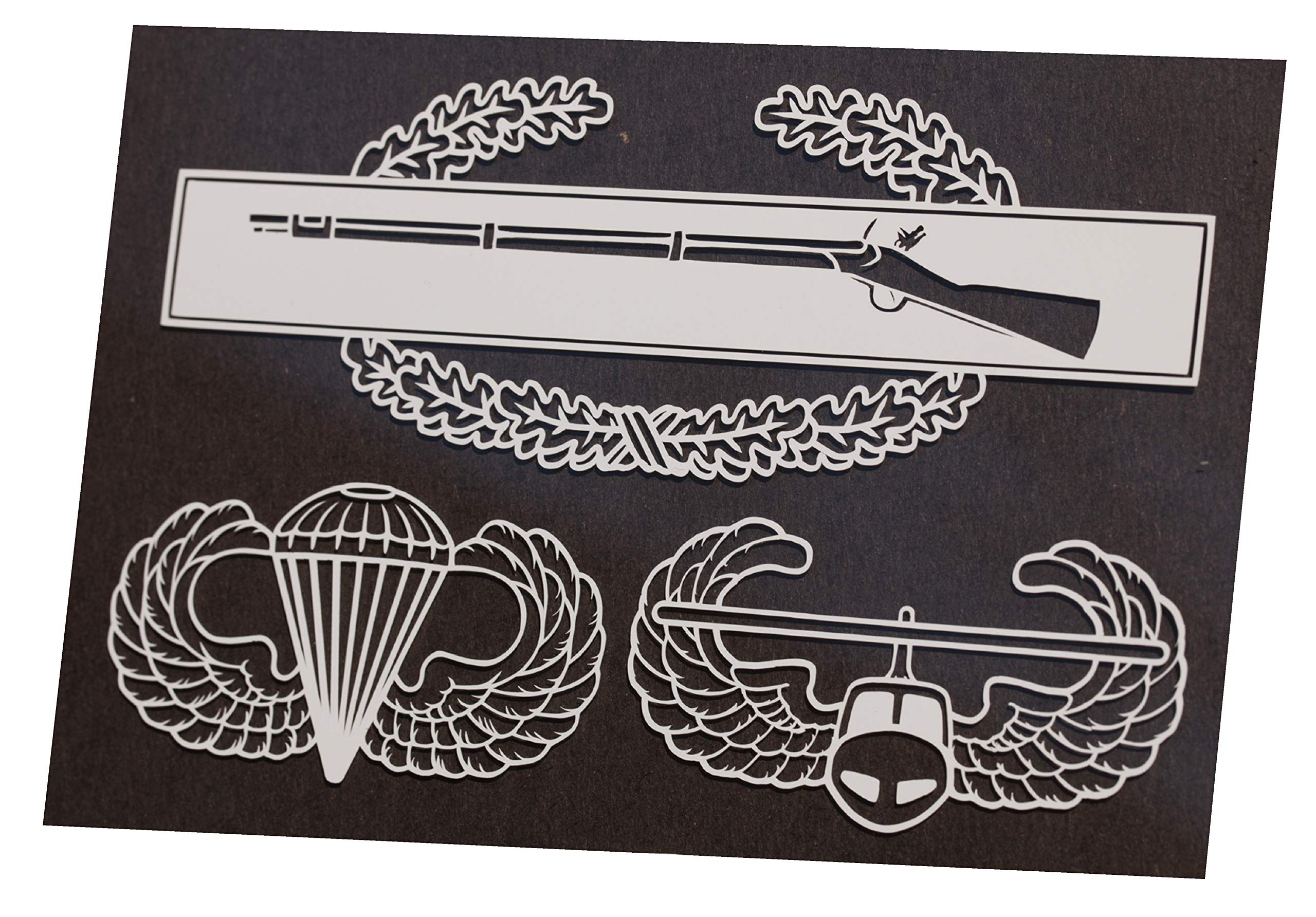 Combat Infantry Badge Black And White