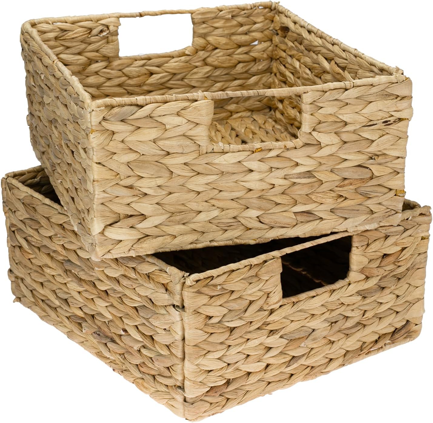 4er-Set Billy Regal Korb / 36 x 25 x 20 cm/Aus Wasserhyazinthe Natur ...
