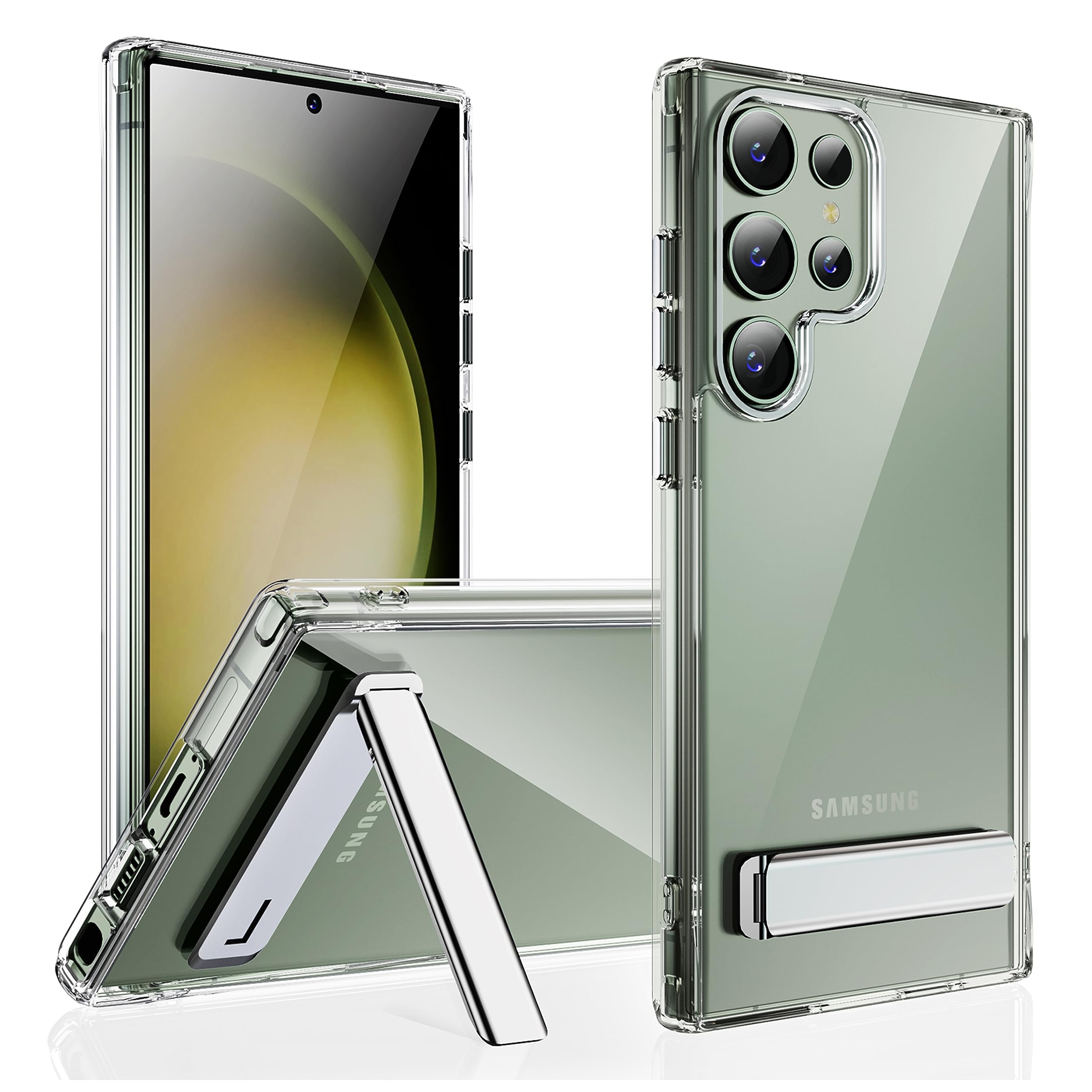 Amazon.com: CEDO Kickstand Case for Samsung Galaxy S23 Ultra, 3-Way ...