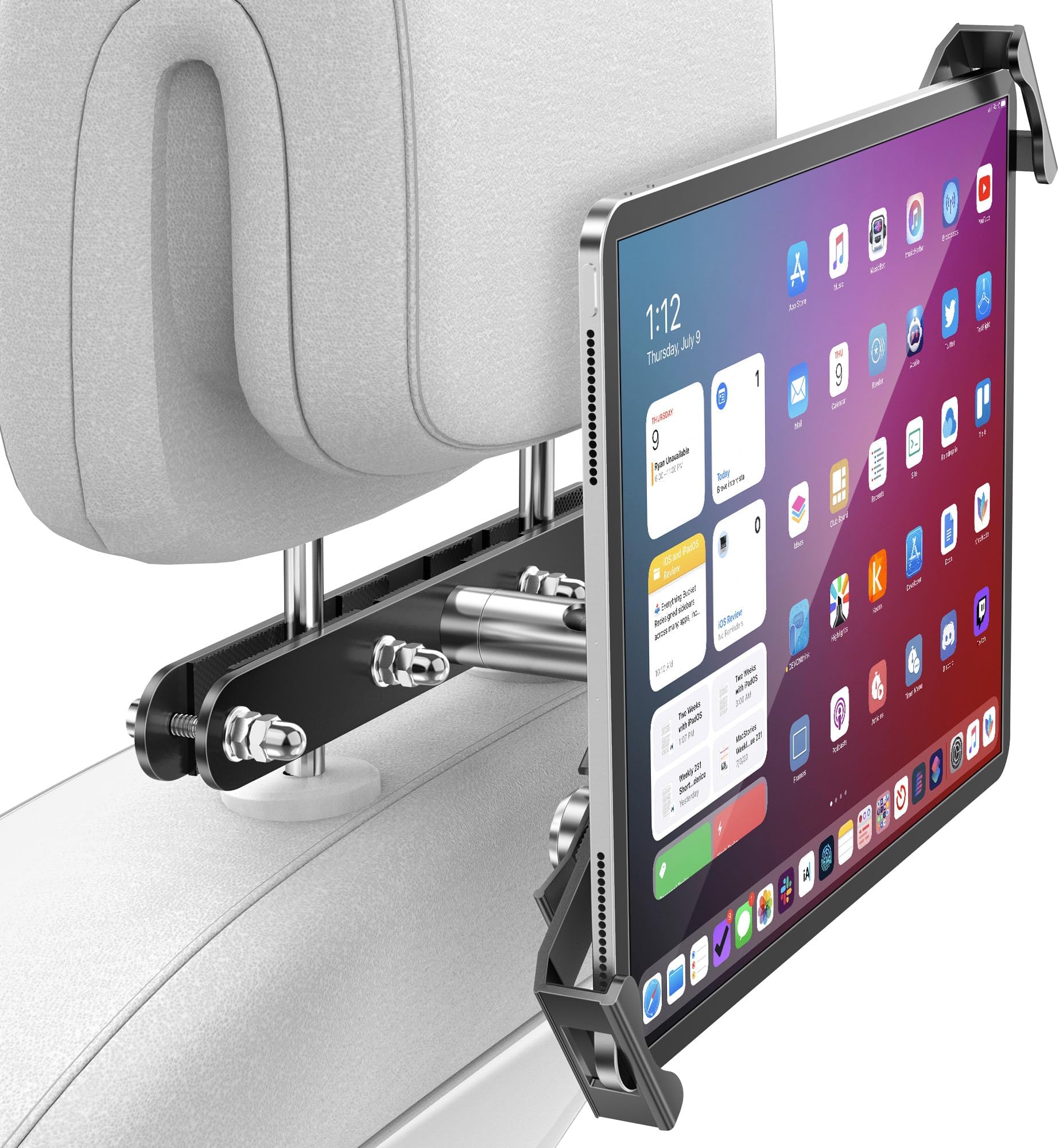 Amazon.com: AboveTEK Tablet Holder for Car Headrest- Anti-Theft iPad ...