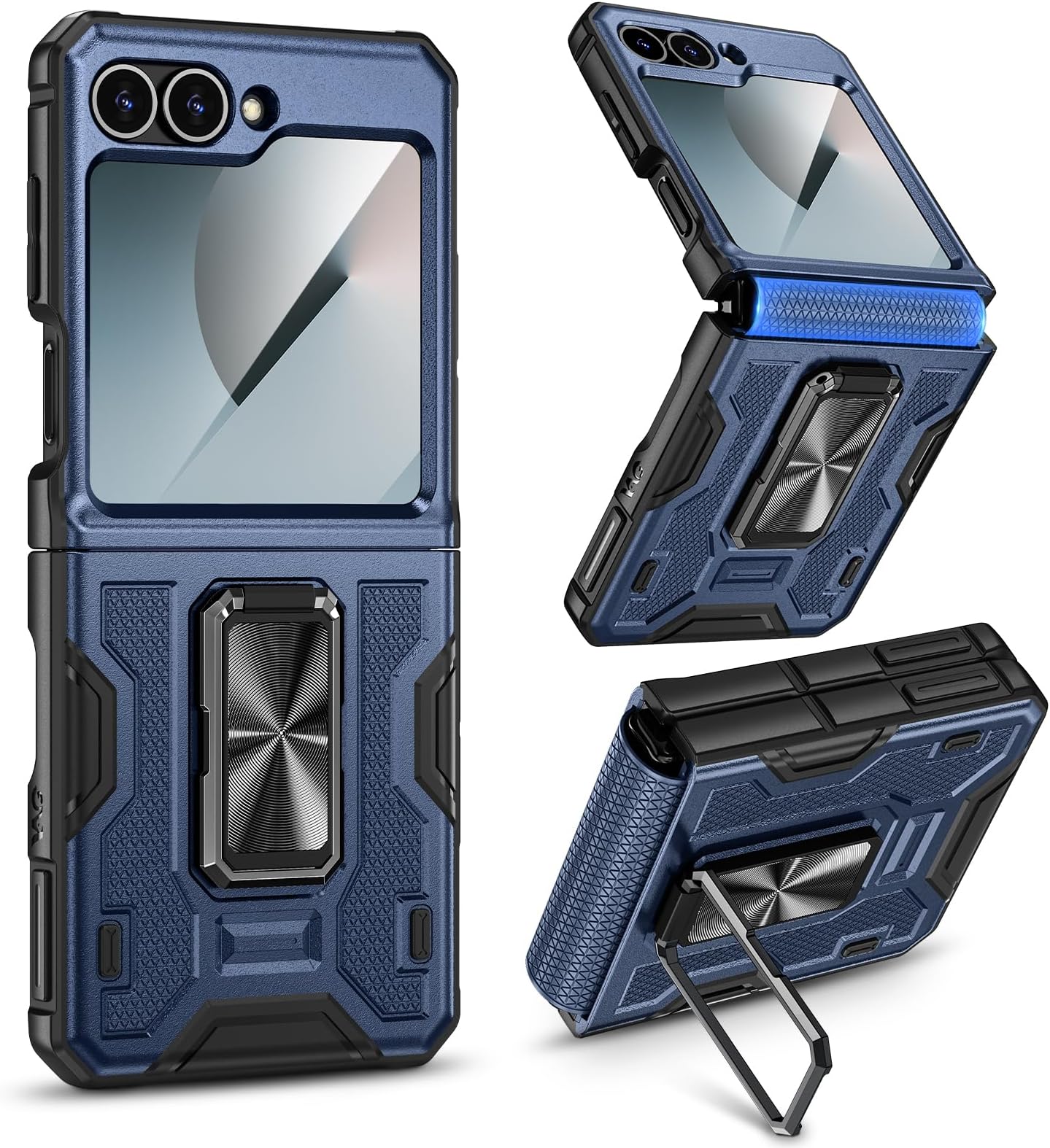 Amazon.com: Caka for Galaxy Z Flip 6 Case, Samsung Flip 6 case ...