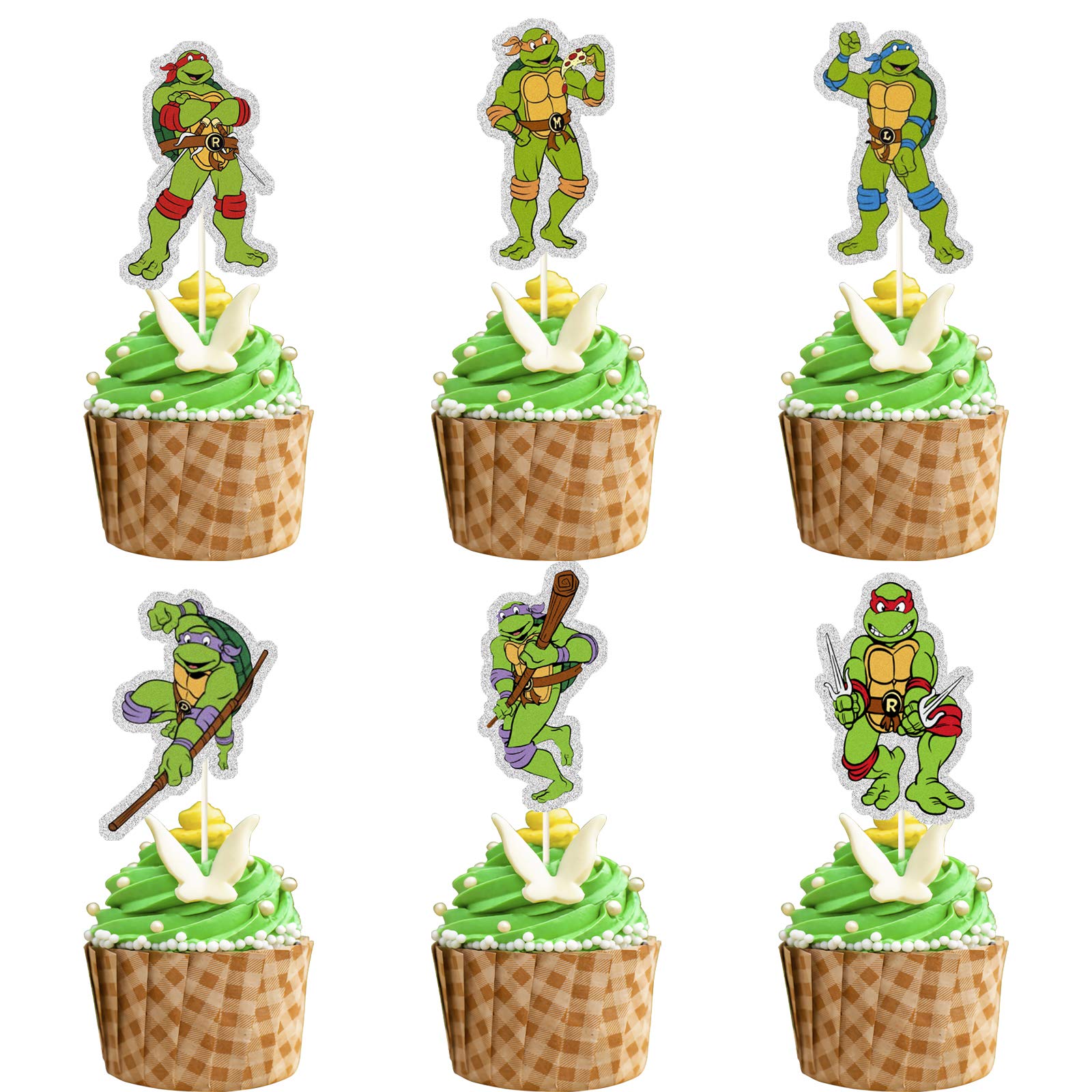 Topper De Cupcake De Tortuga Ninja