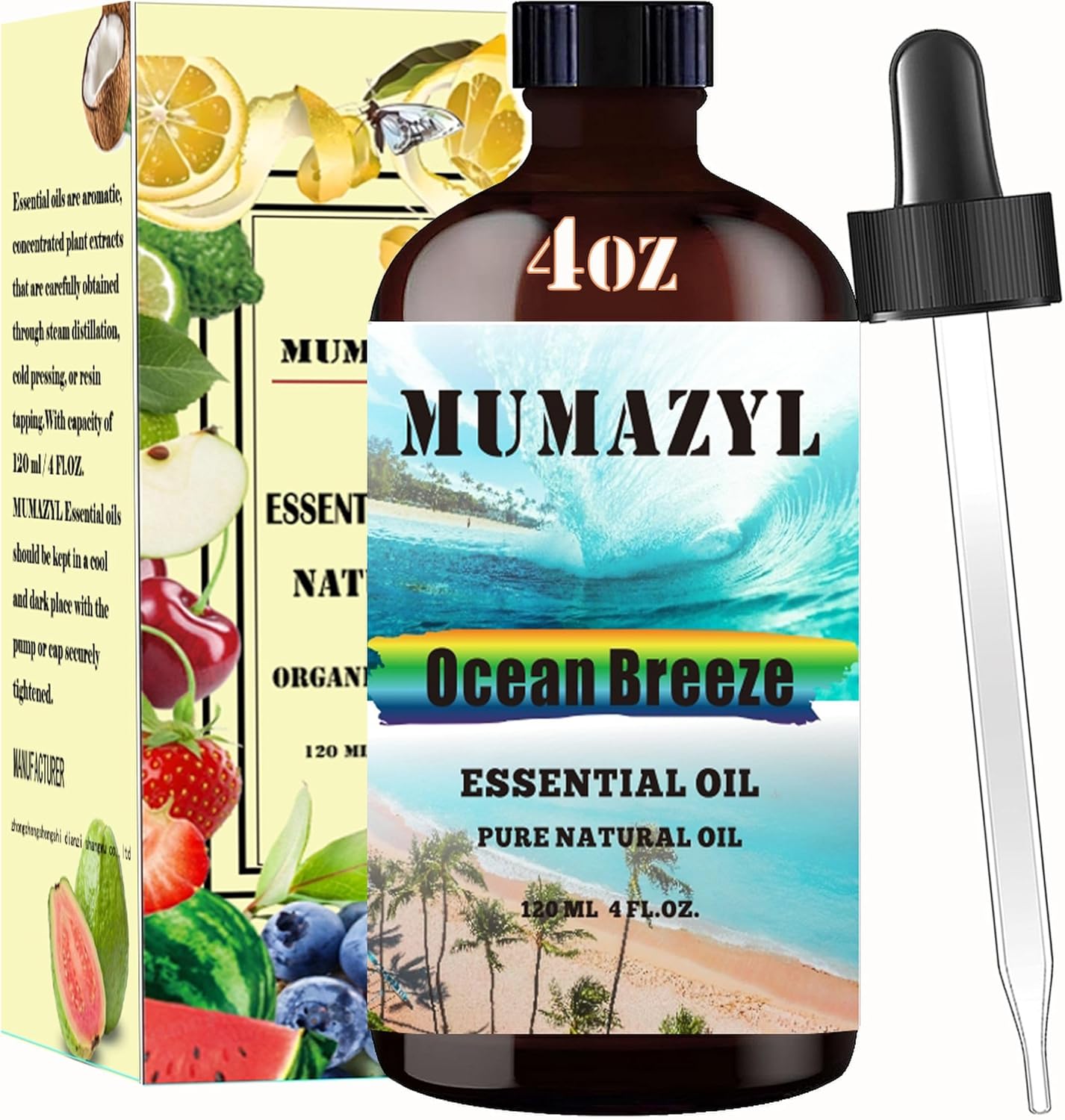 Amazon.com: Ocean Breeze Essential Oil, Ocean Breeze Oil 4 Fl Oz 120ML ...