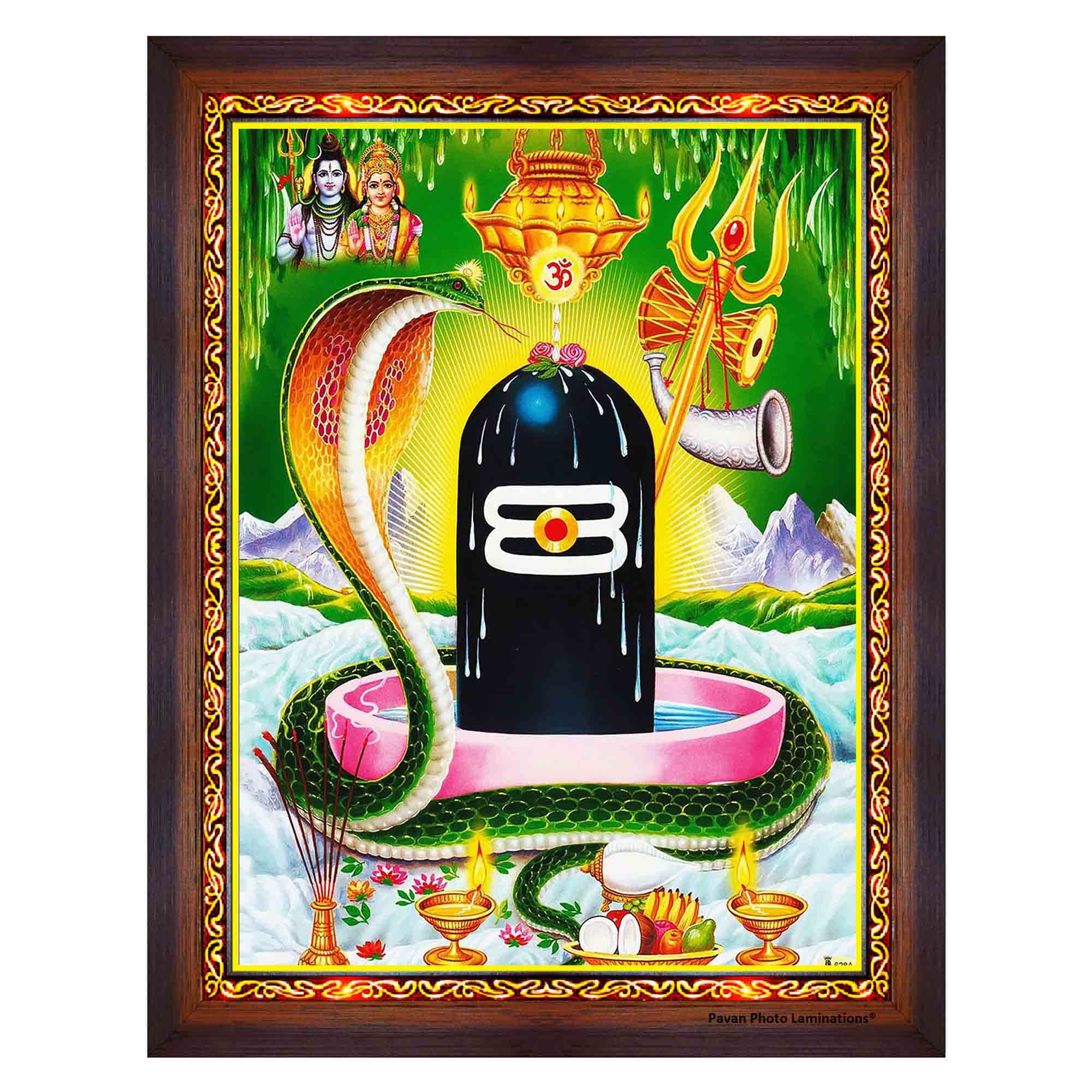 Shiva Lingam Painting