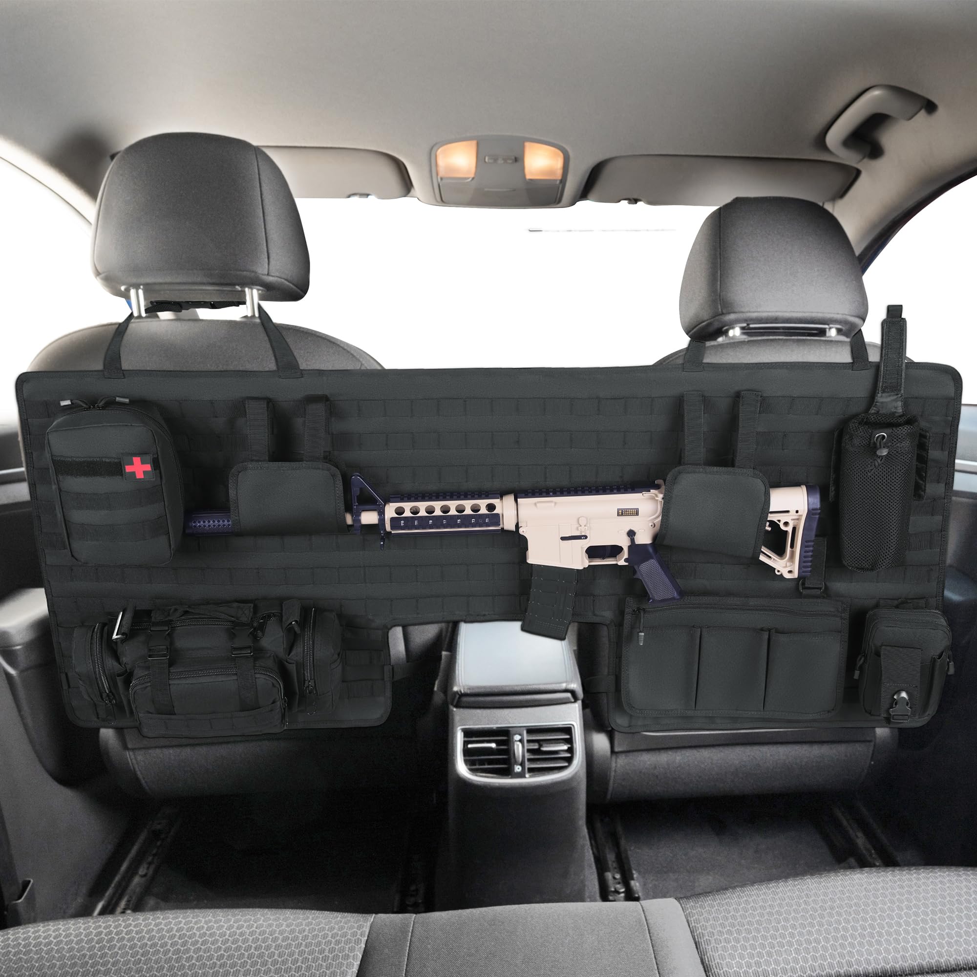 Snapklik.com : HOMBYS Tactical Seat Back Organizer,Molle Seat Back ...