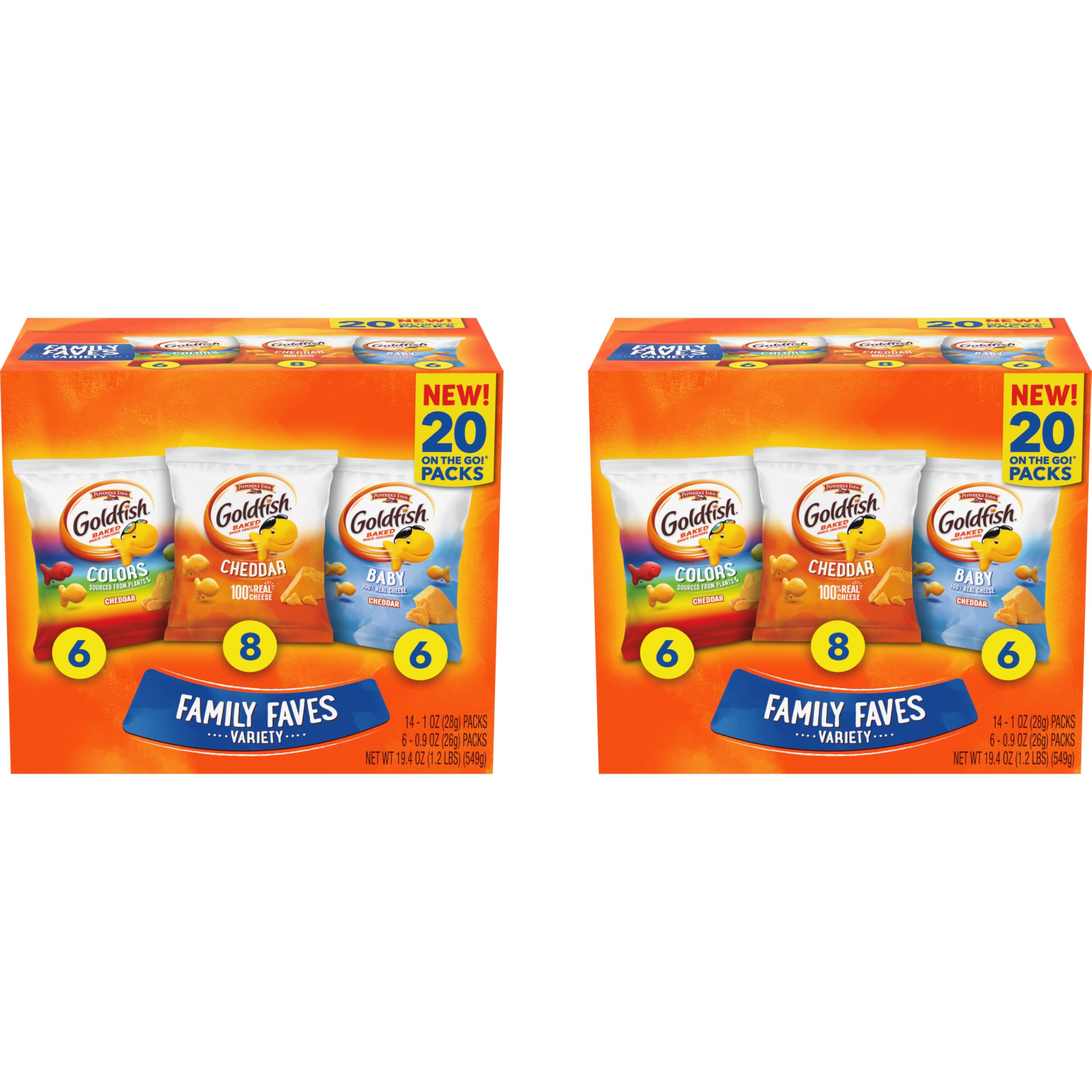 Snapklik.com : Goldfish Family Faves Crackers, Cheddar, Colors And Baby ...