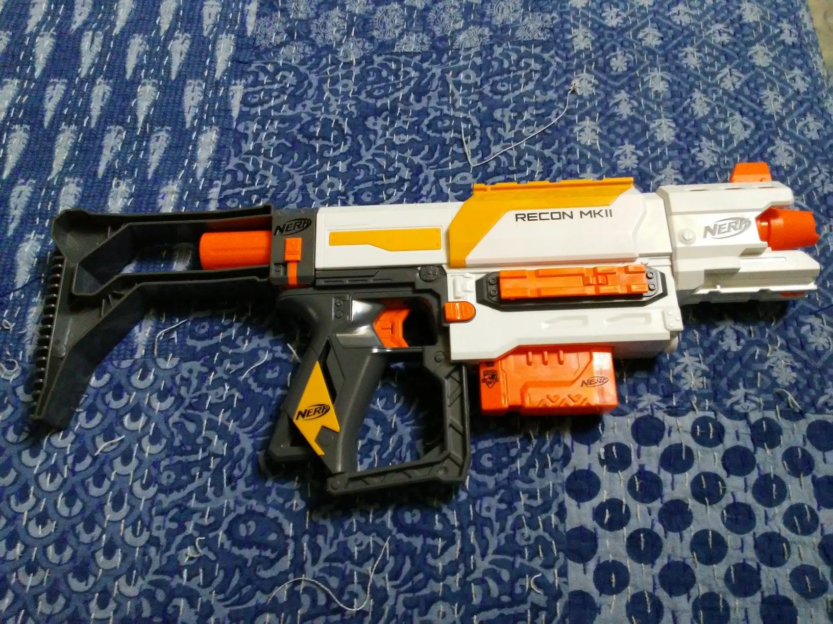 Nerf Modulus Recon MKII Blaster, with Customizing Stock and Barrel ...