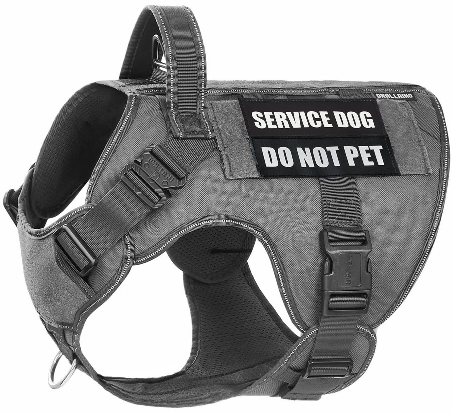 Amazon.com : DNALLRINO Tactical Dog Harness for Large Dogs, Heavy Duty ...