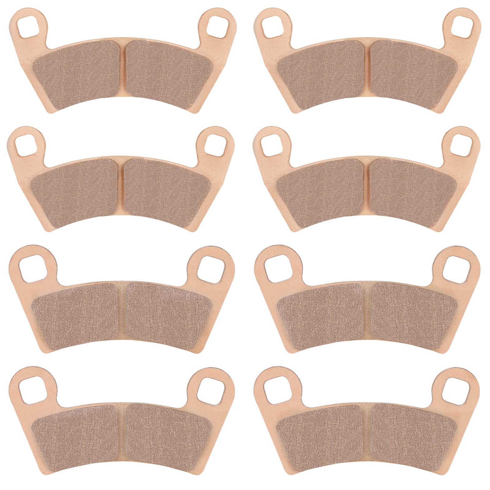 Amazon.com: Front & Rear Brake Pads Sintered for 2016-2021 Polaris ...