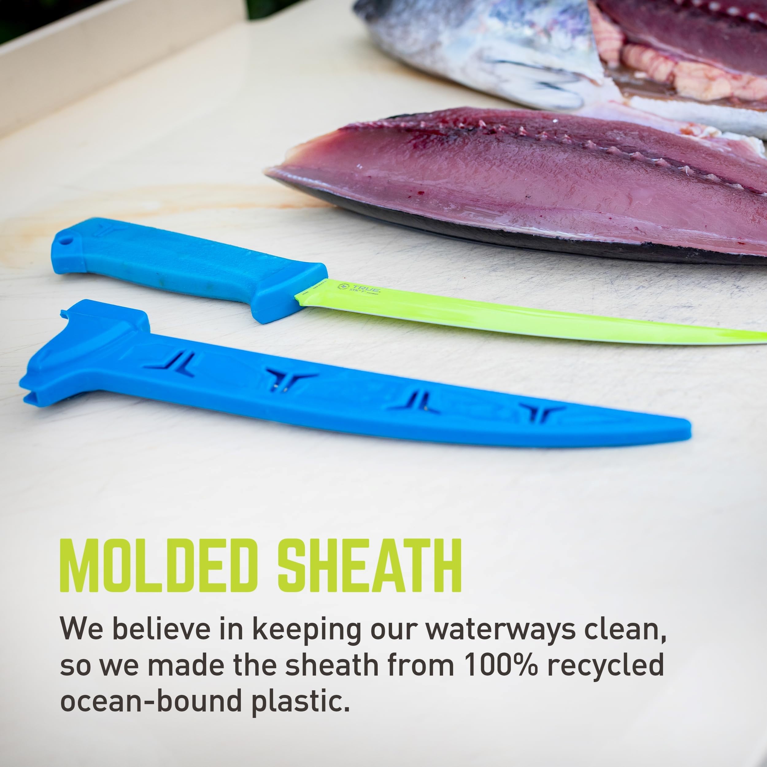 Snapklik.com : SYK Fillet Knife, Medium Flex, Hollow Ground Blade ...